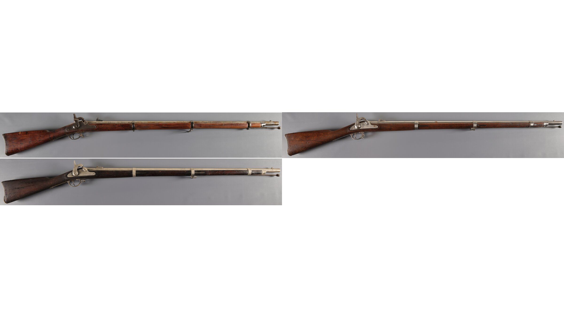 Three Civil War U.S. Percussion Rifle-Muskets | Rock Island Auction