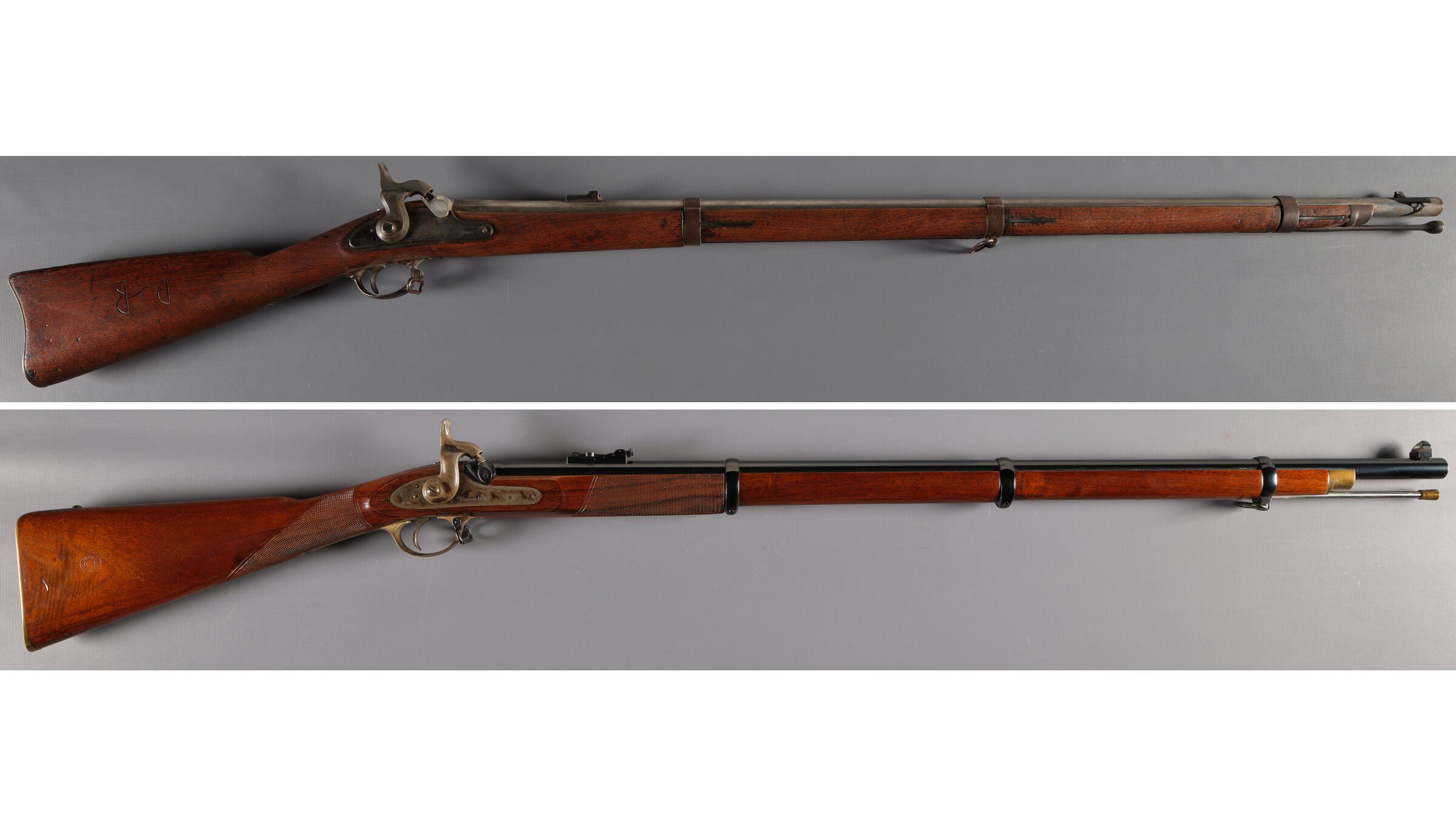 Two Percussion Rifles | Rock Island Auction