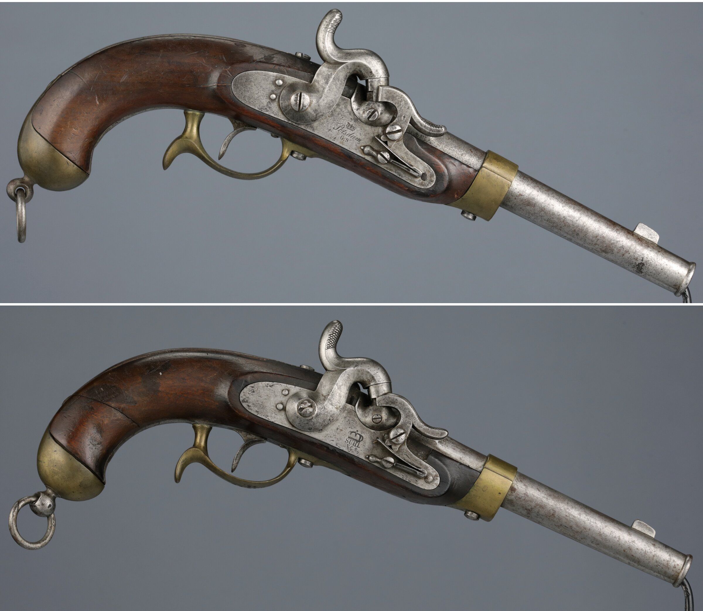 Pair of Prussian Model 1850 Percussion Pistols | Rock Island Auction