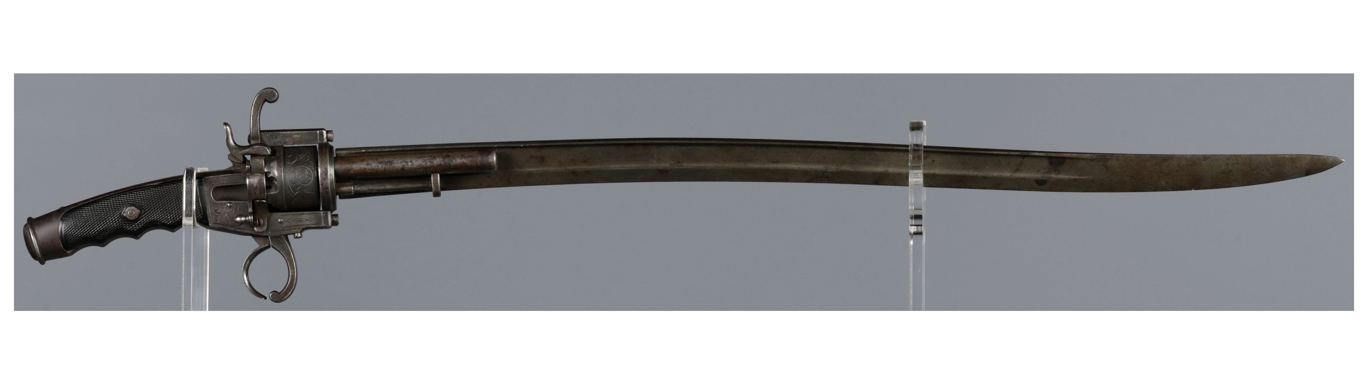 Henri Goosens & Fils Brevetes Combination Pinfire Revolver/Sword | Rock ...