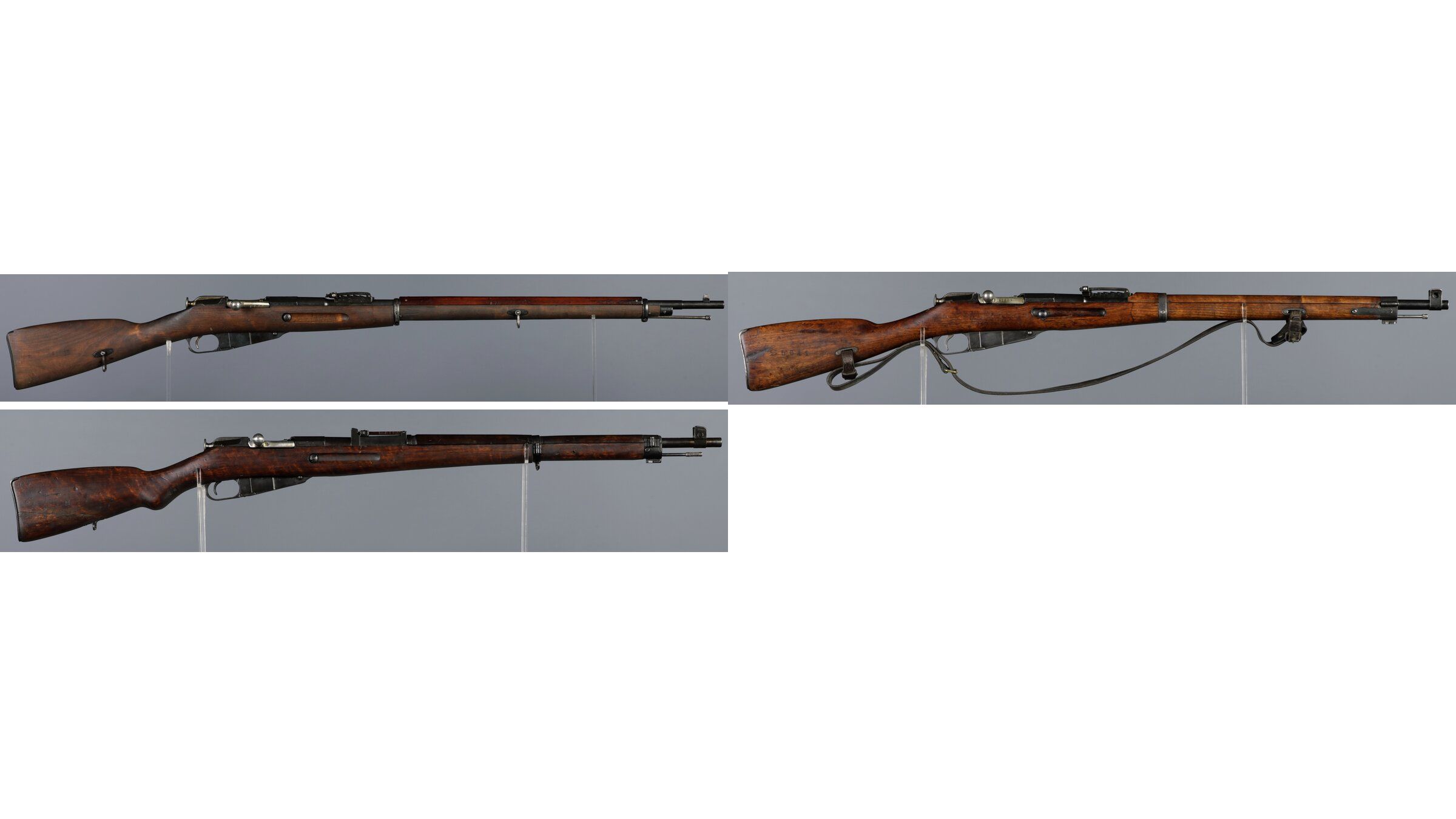 Three Finnish Military Mosin-Nagant Bolt Action Rifles | Rock Island ...
