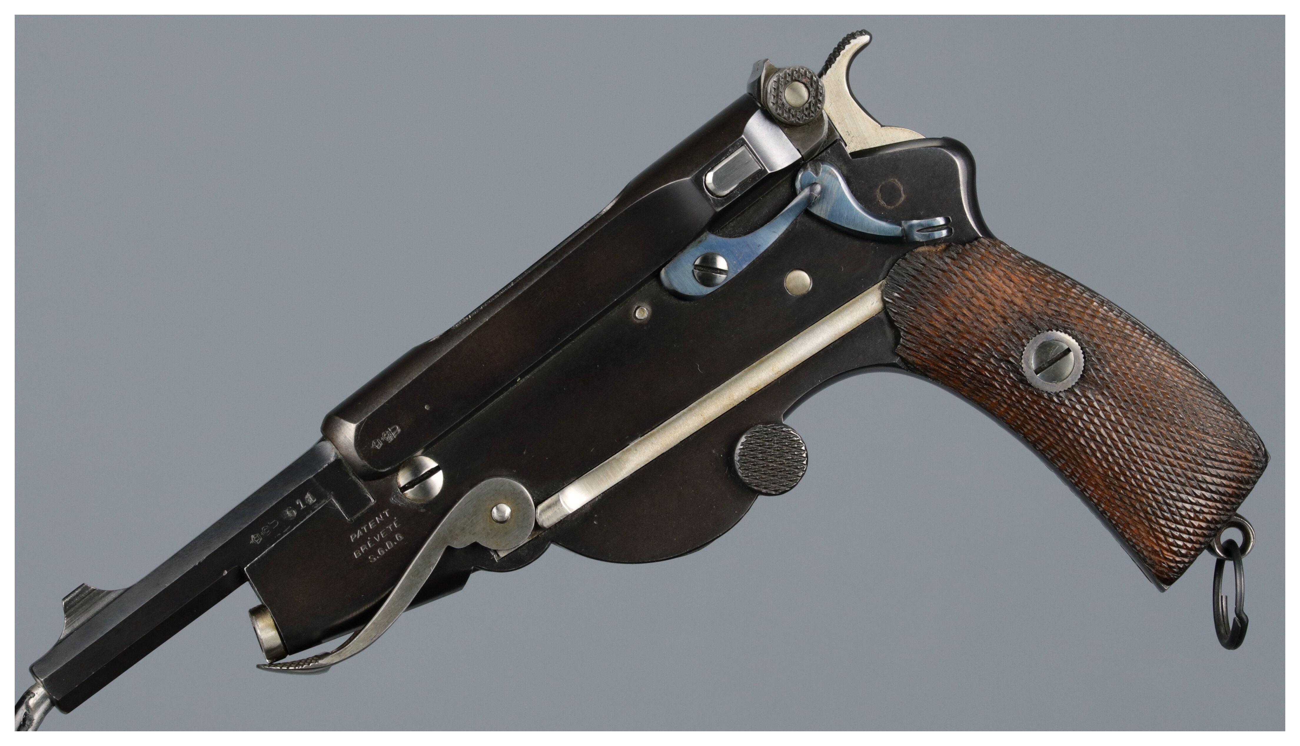 V.C. Schilling Model 1896 No. 2 Folding Trigger Bergmann Pistol | Rock ...