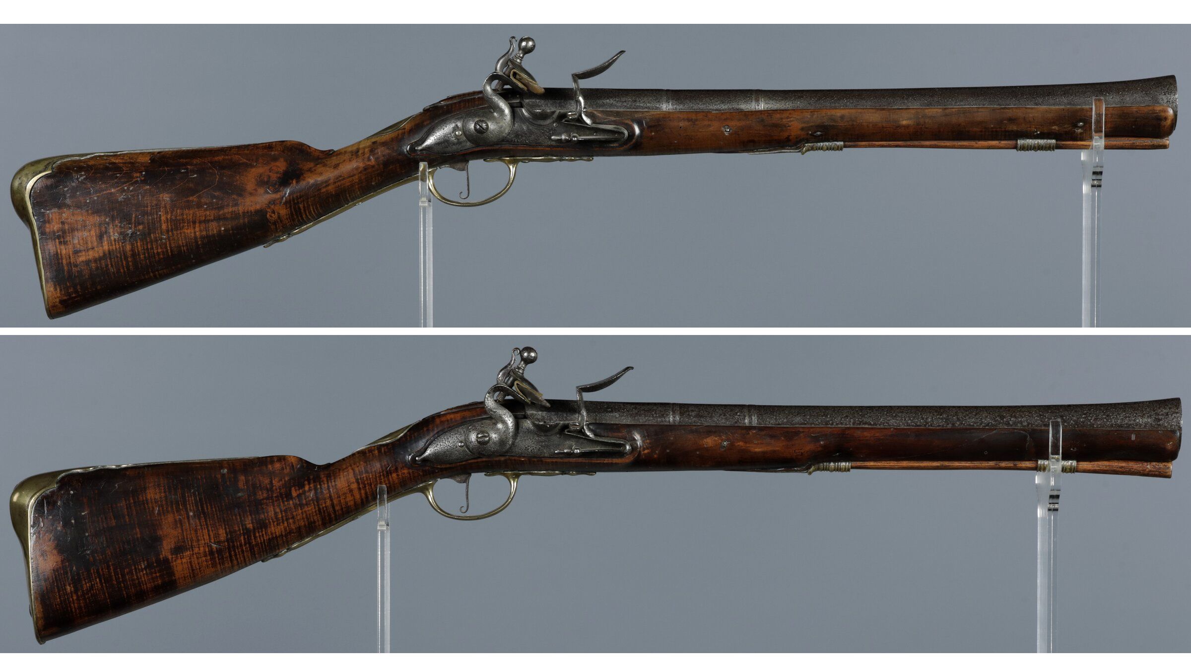 Two Late 17th Century European Ryon Flintlock Blunderbusses | Rock ...