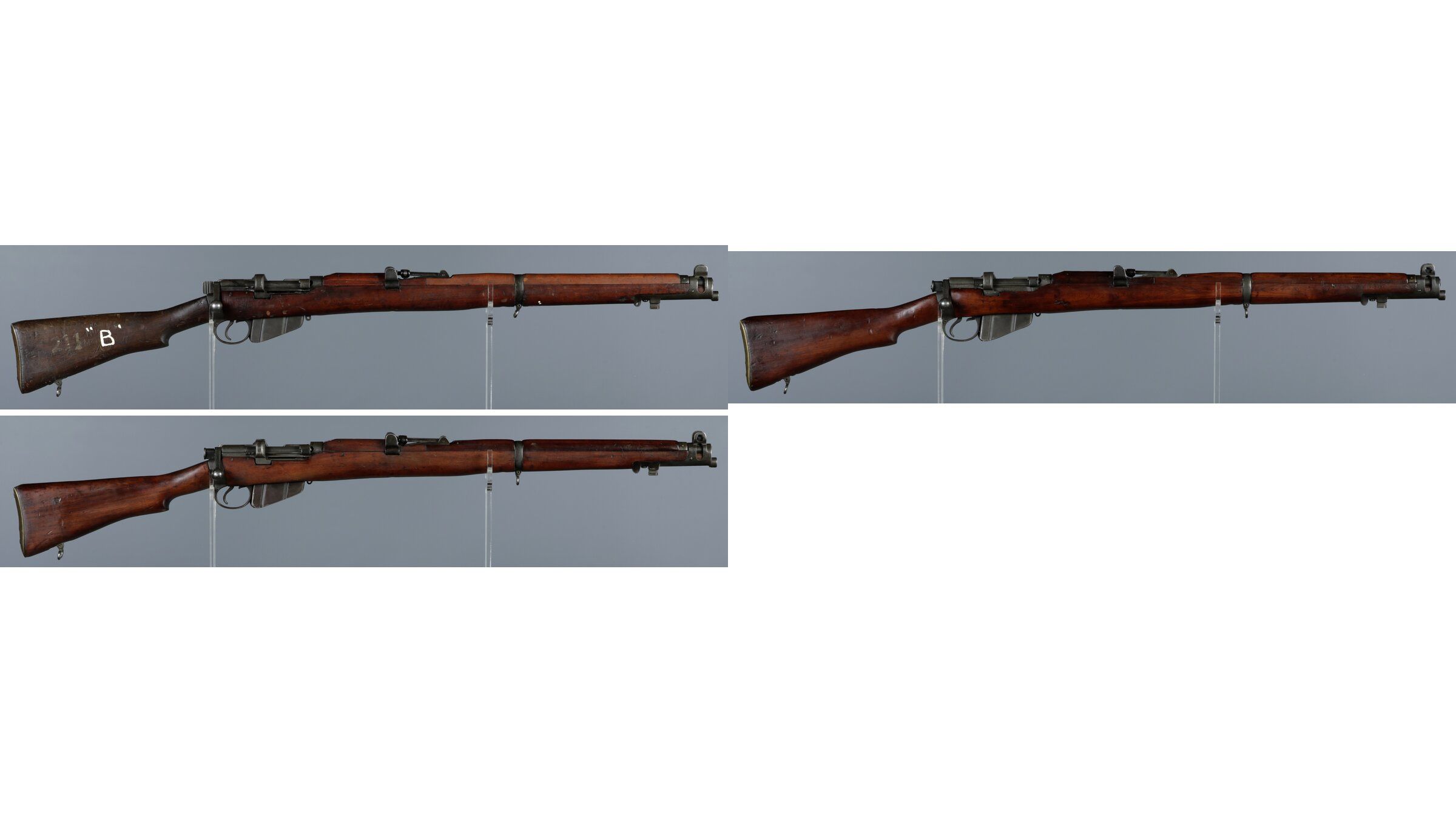 Three British SMLE Bolt Action Rifles | Rock Island Auction