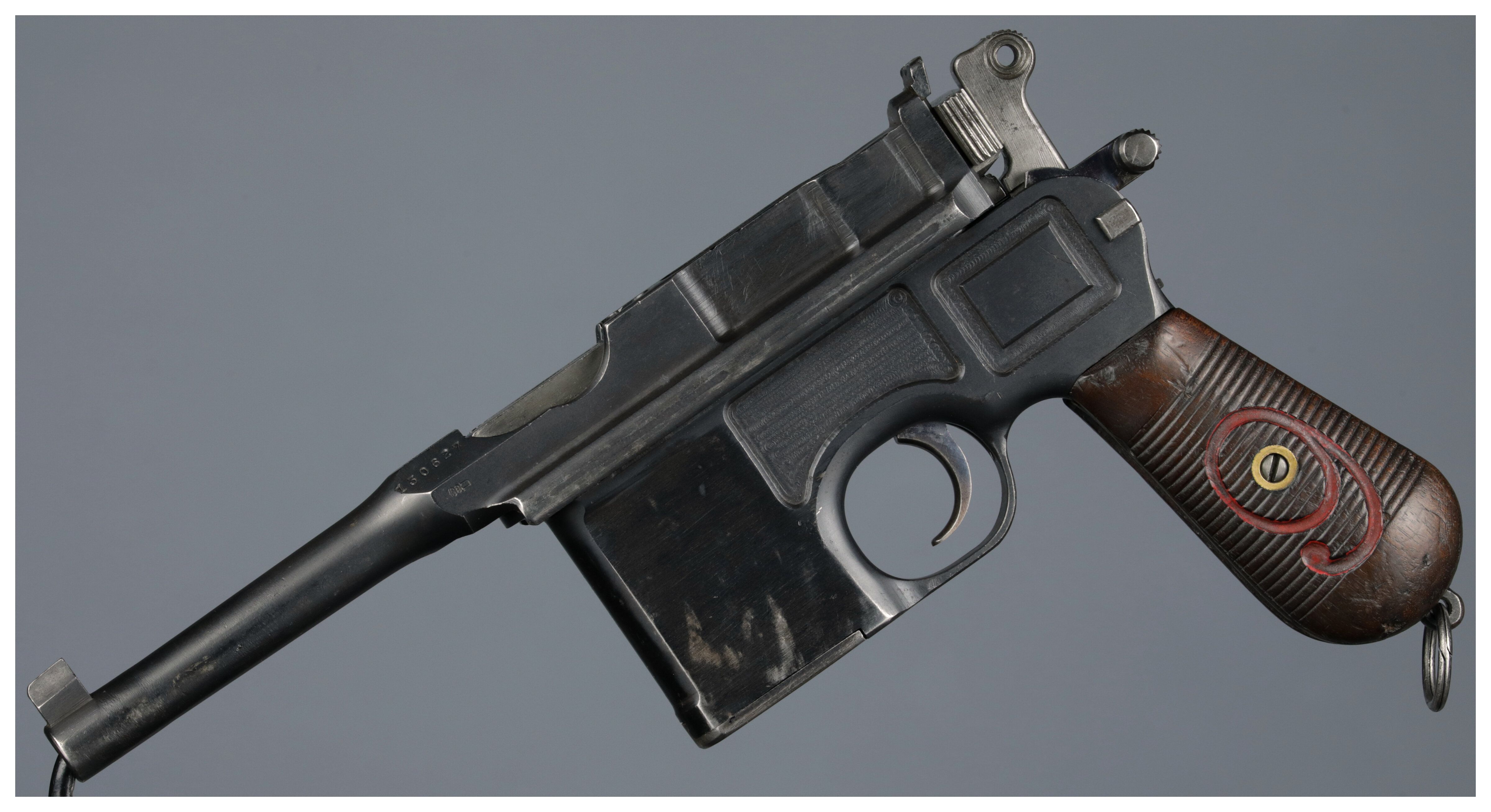 Mauser Model 1896 "Red 9" Broomhandle Semi-Automatic Pistol | Rock ...
