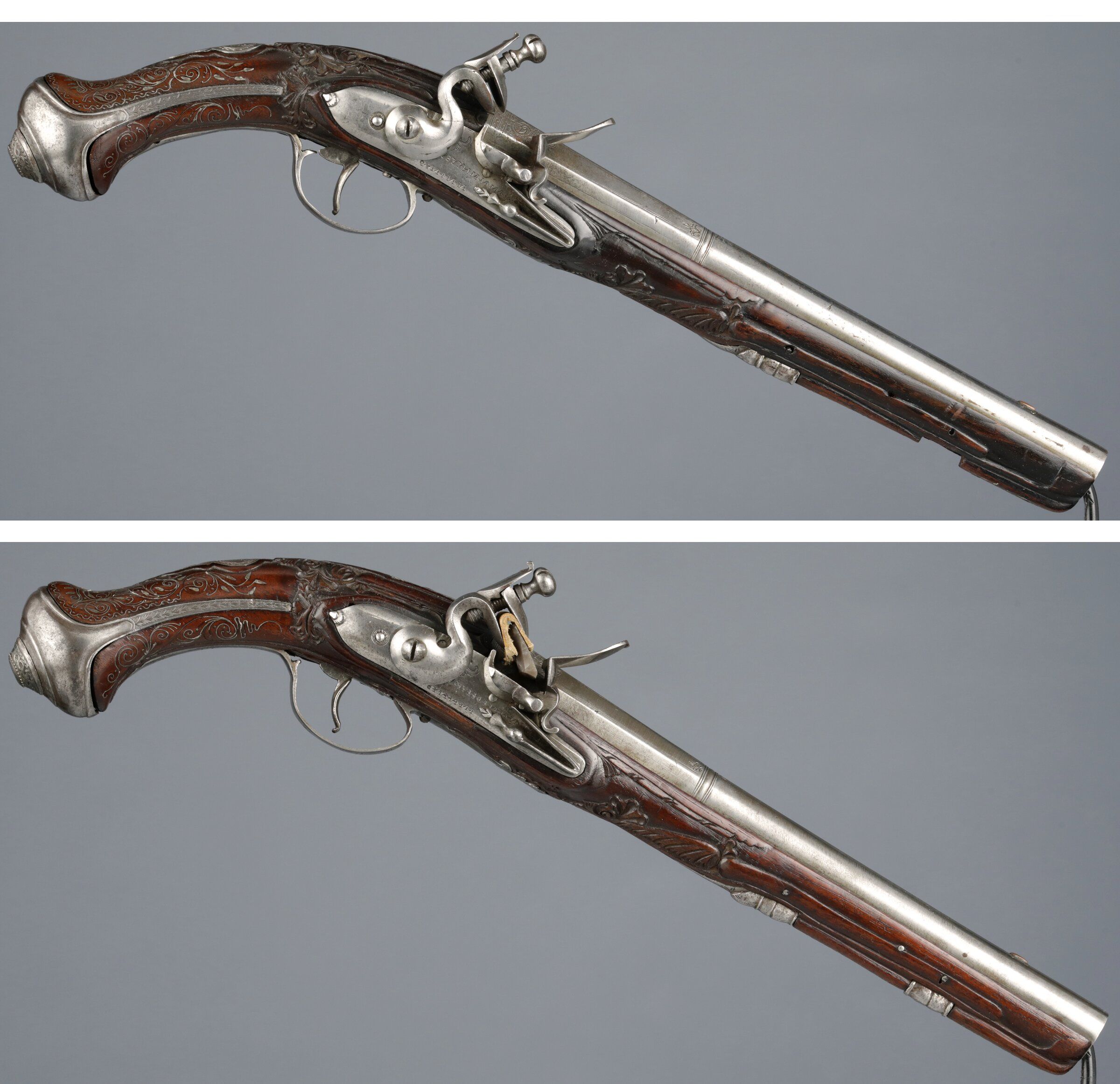 Ornate Pair of Flintlock Pistols | Rock Island Auction