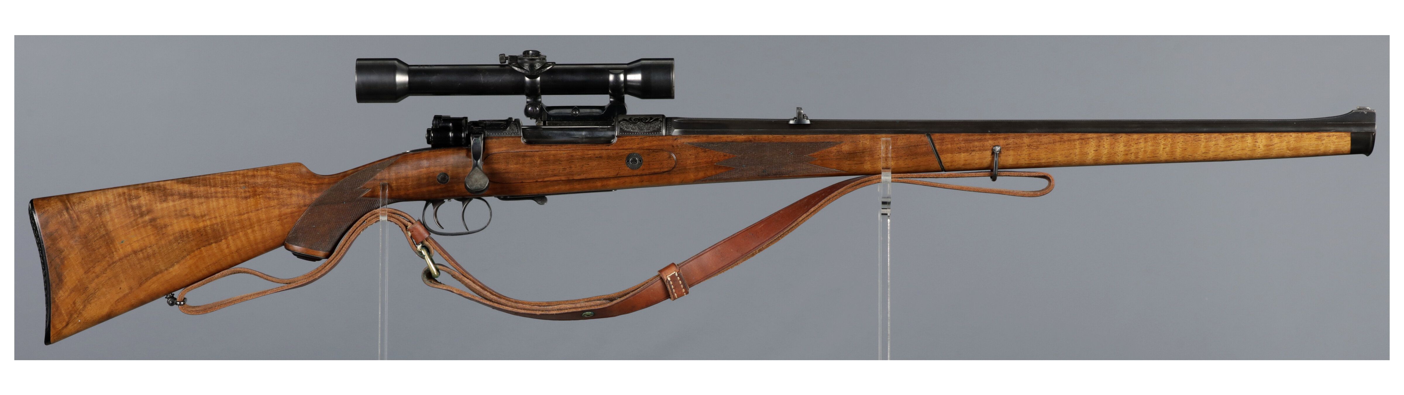 Simson & Co. Engraved German Model 98 Rifle with Zeiss Scope | Rock ...
