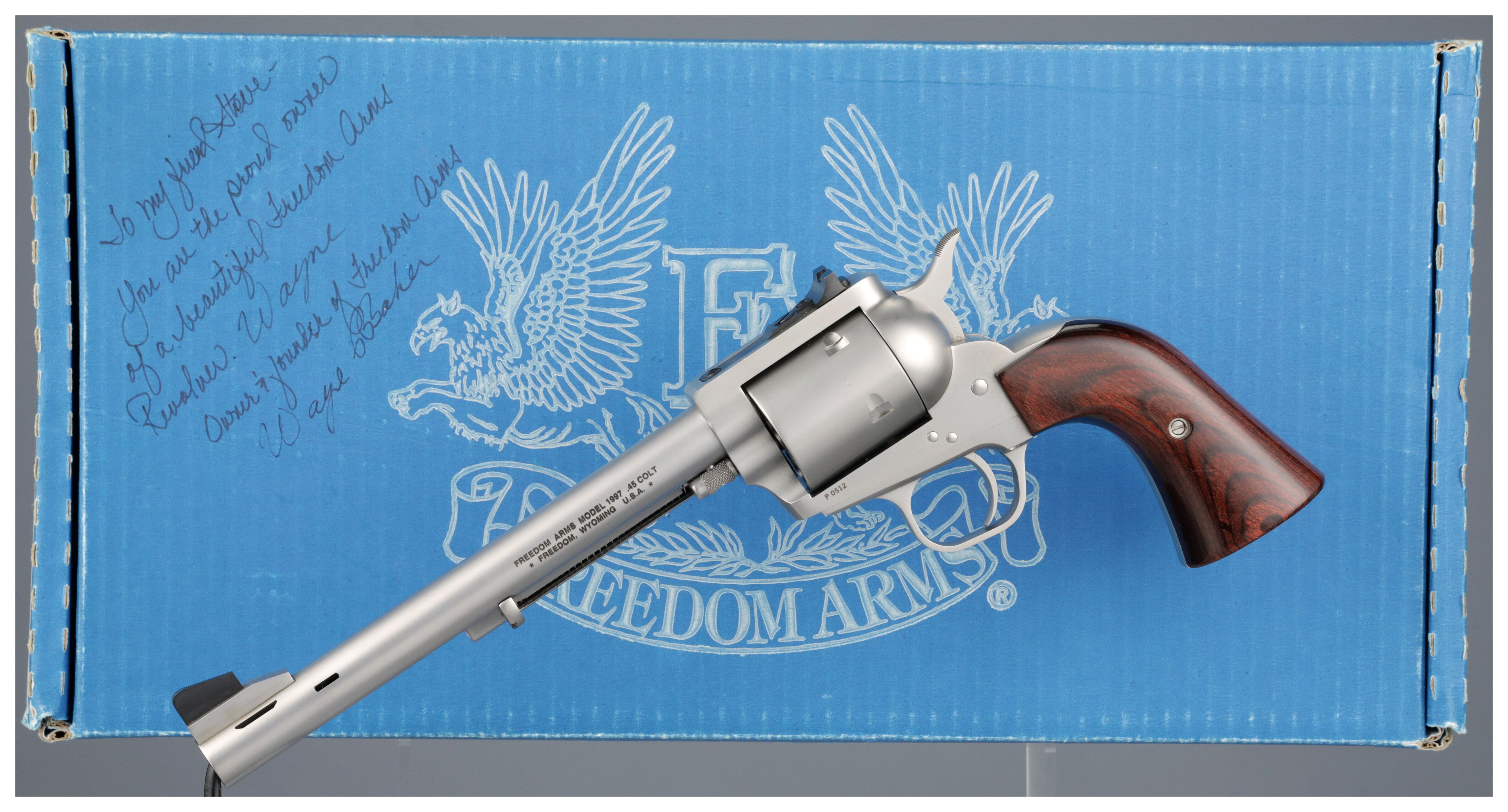 Freedom Arms Model 1997 Revolver with Extra Cylinder and Box | Rock ...
