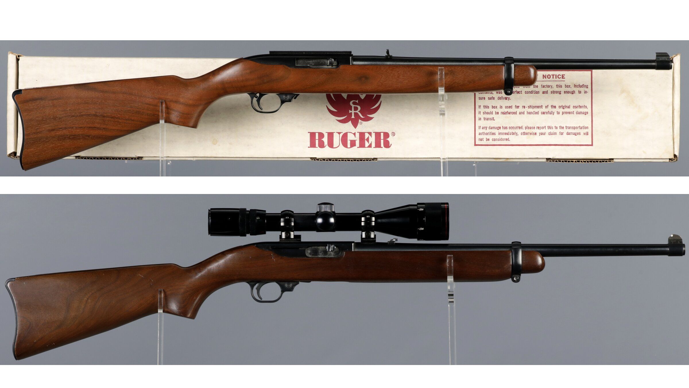 Two Ruger Semi-Automatic Sporting Rifles | Rock Island Auction