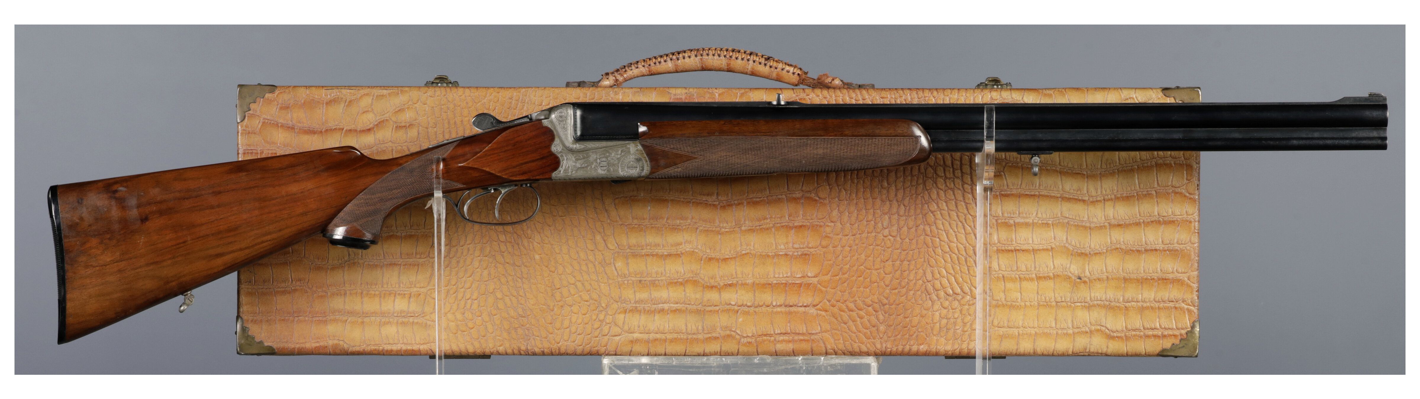 Engraved Hammerli/Sodia Over/Under Combination Gun with Case | Rock ...