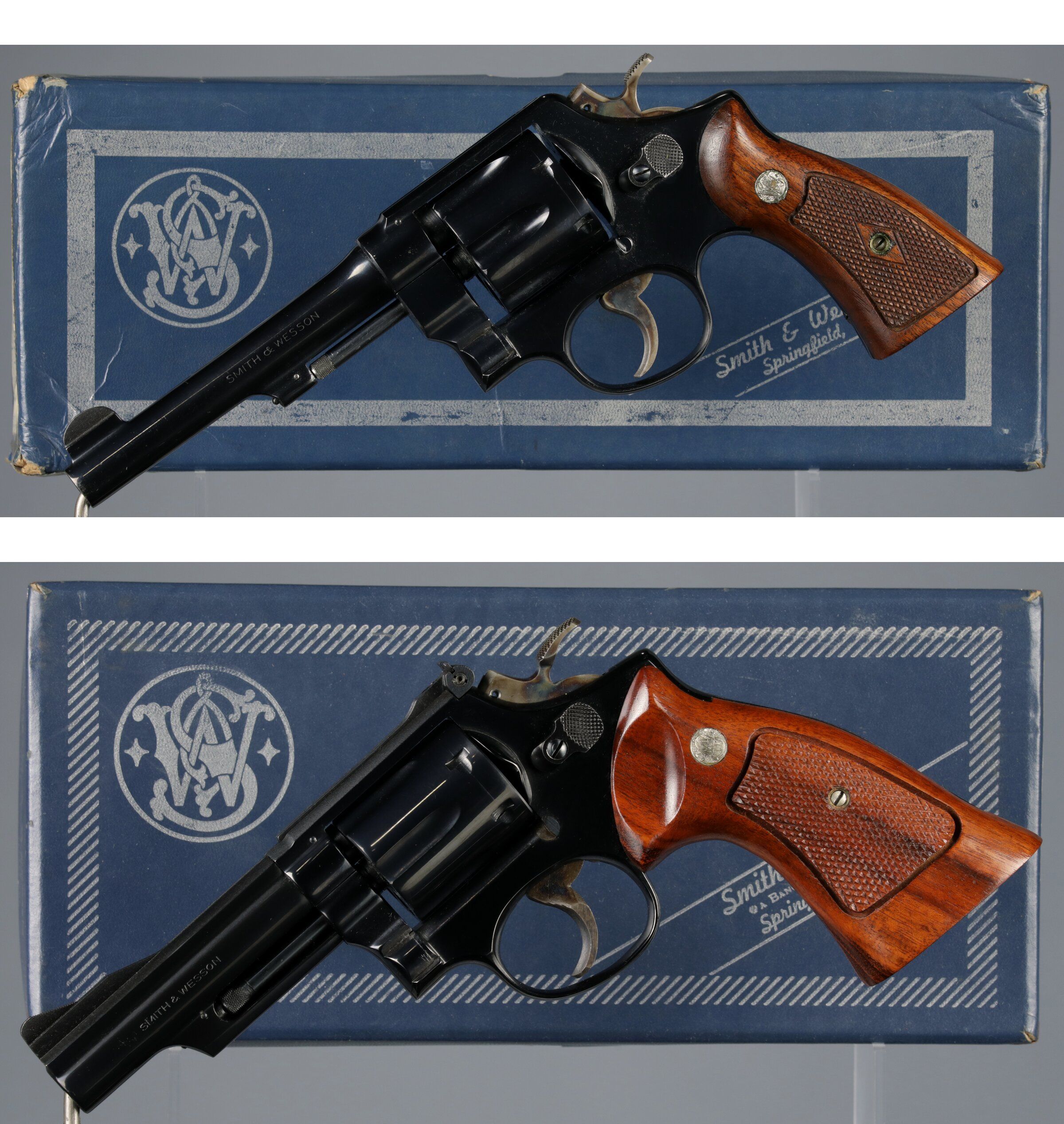 Two Smith & Wesson Double Action Revolvers with Boxes | Rock Island Auction