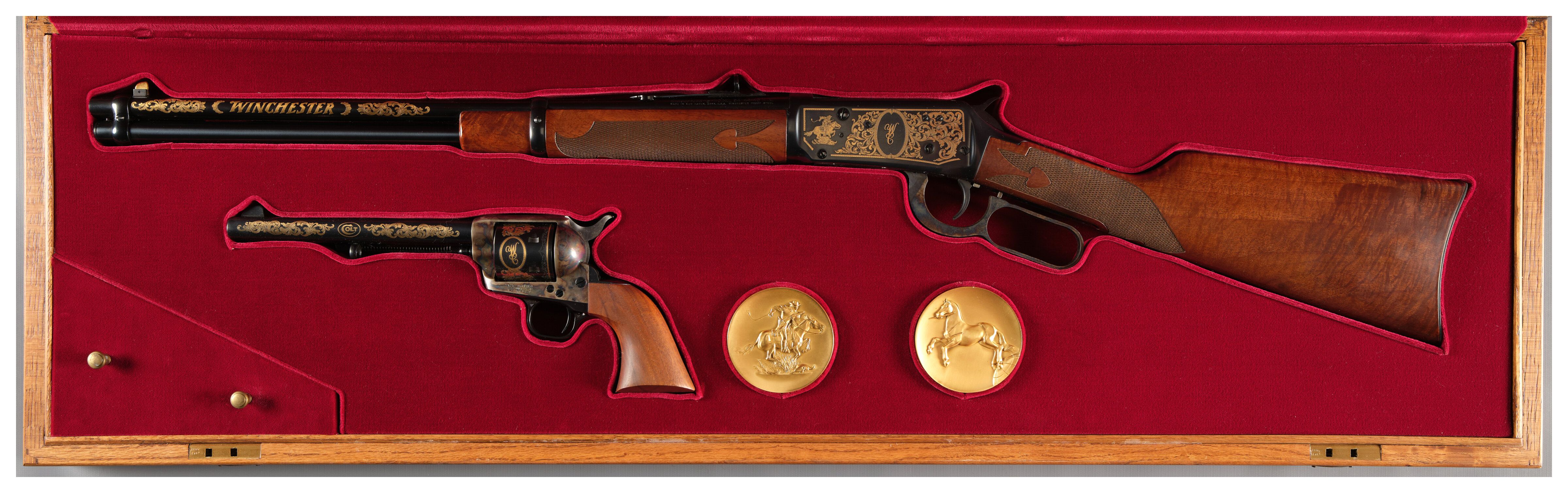 Cased Winchester-Colt Commemorative Set | Rock Island Auction