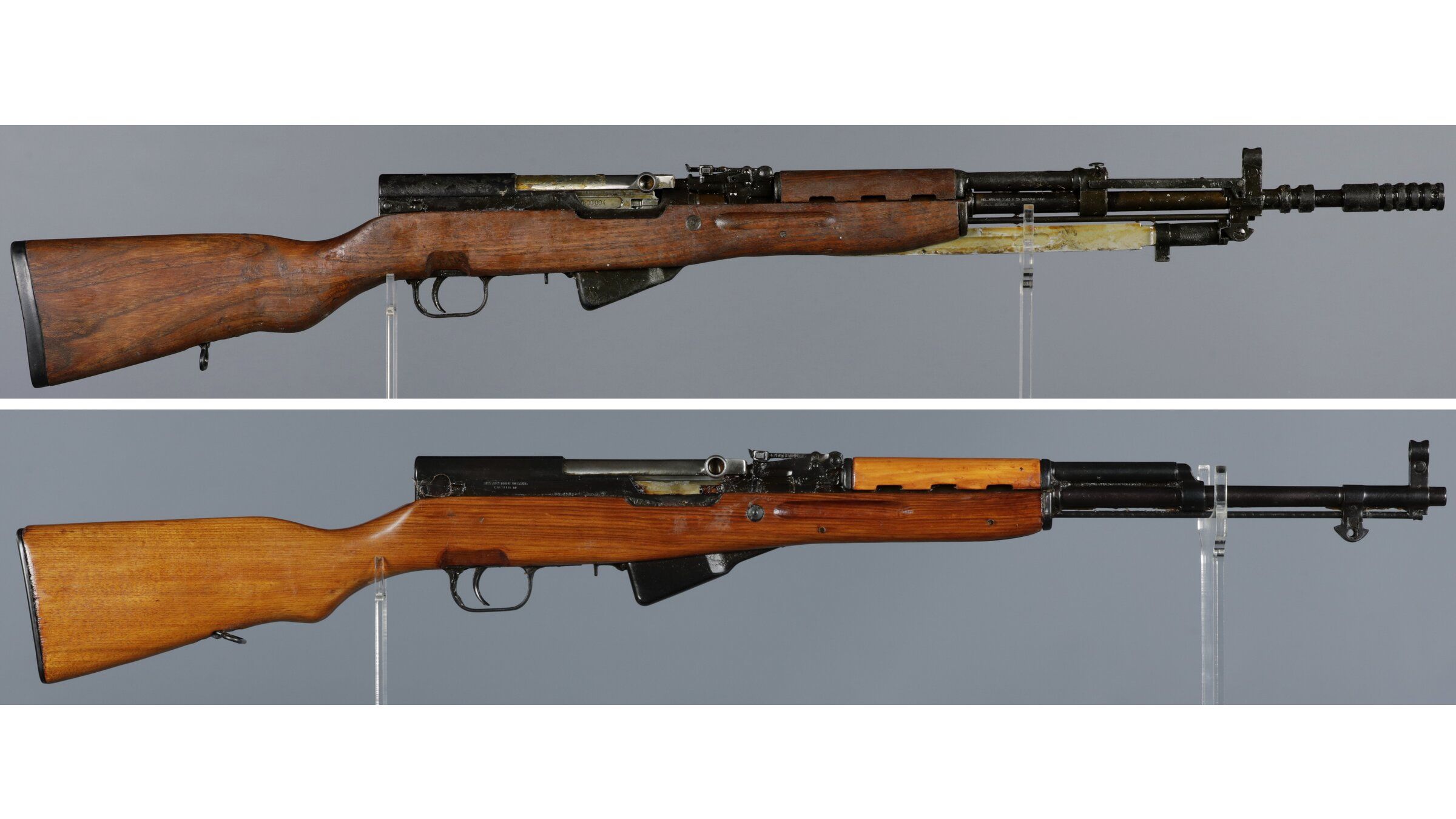 Two SKS Semi-Automatic Rifles | Rock Island Auction Two SKS Semi-Automatic Rifles | Rock Island Auction