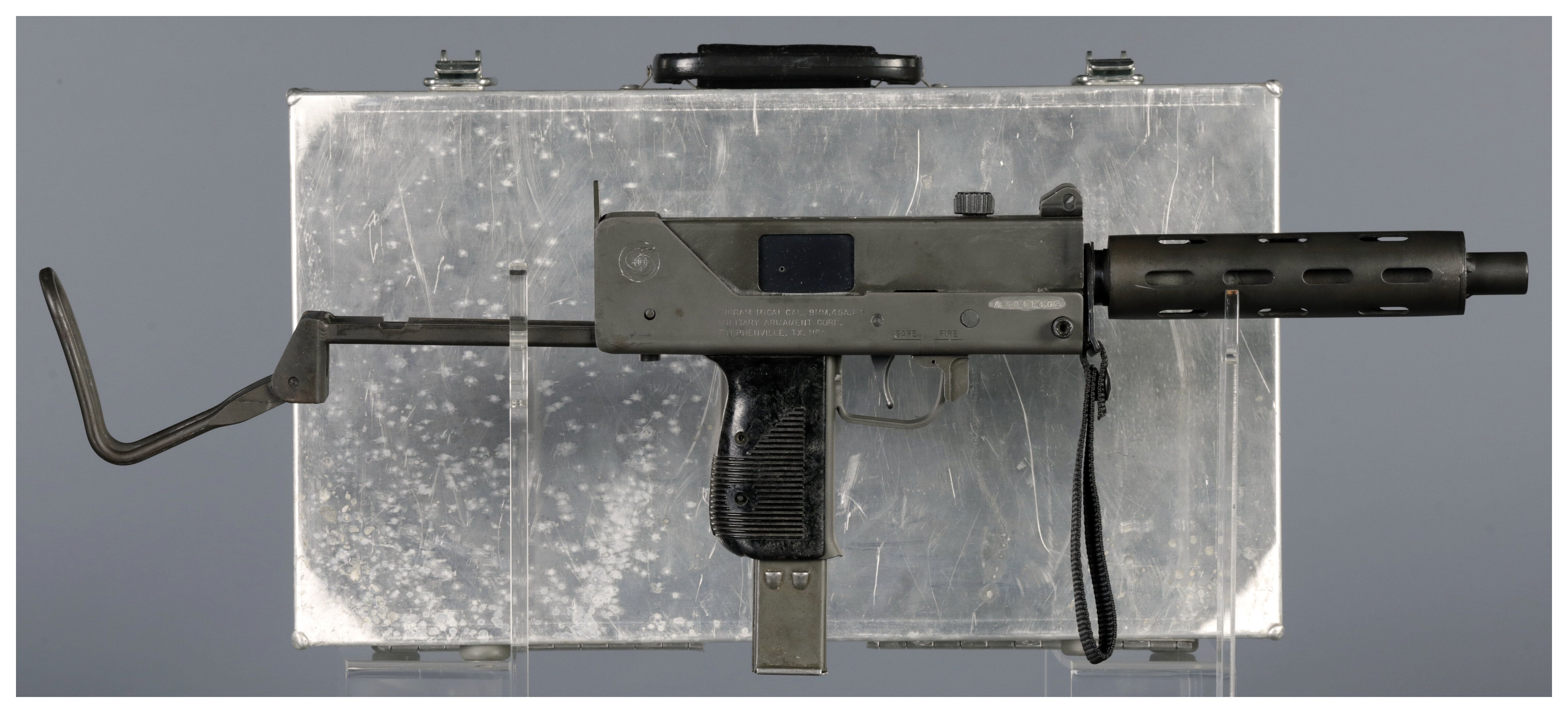 MAC M10A1 with Case and Accessories, Class III/NFA | Rock Island Auction