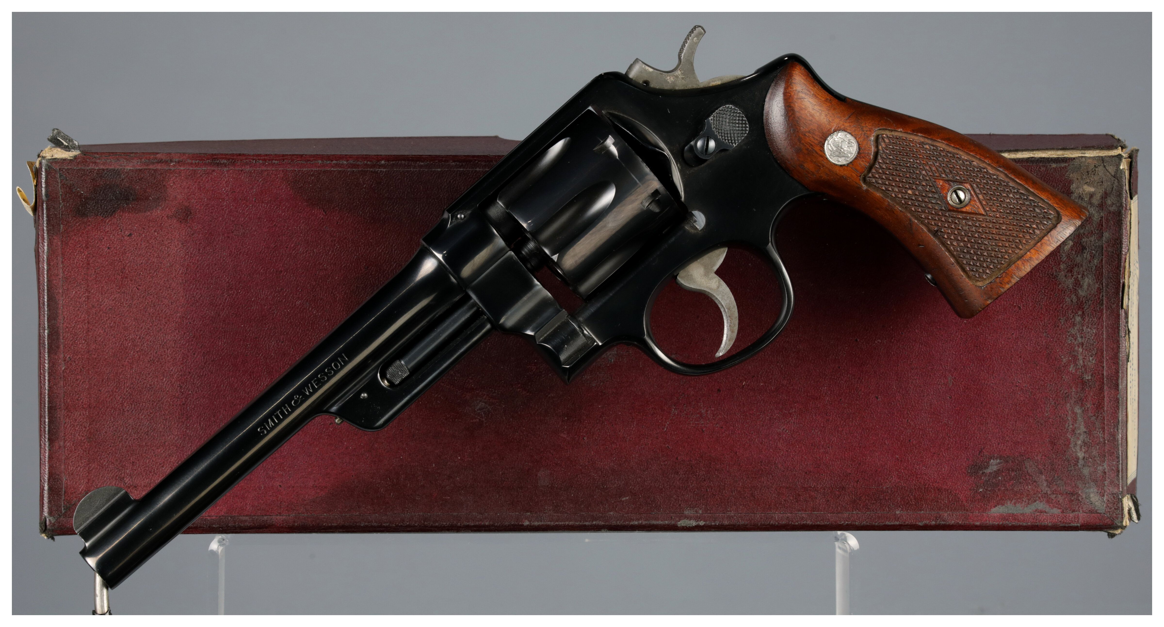 Smith & Wesson .44 Hand Ejector Pre-Model 21 Revolver with Box | Rock ...