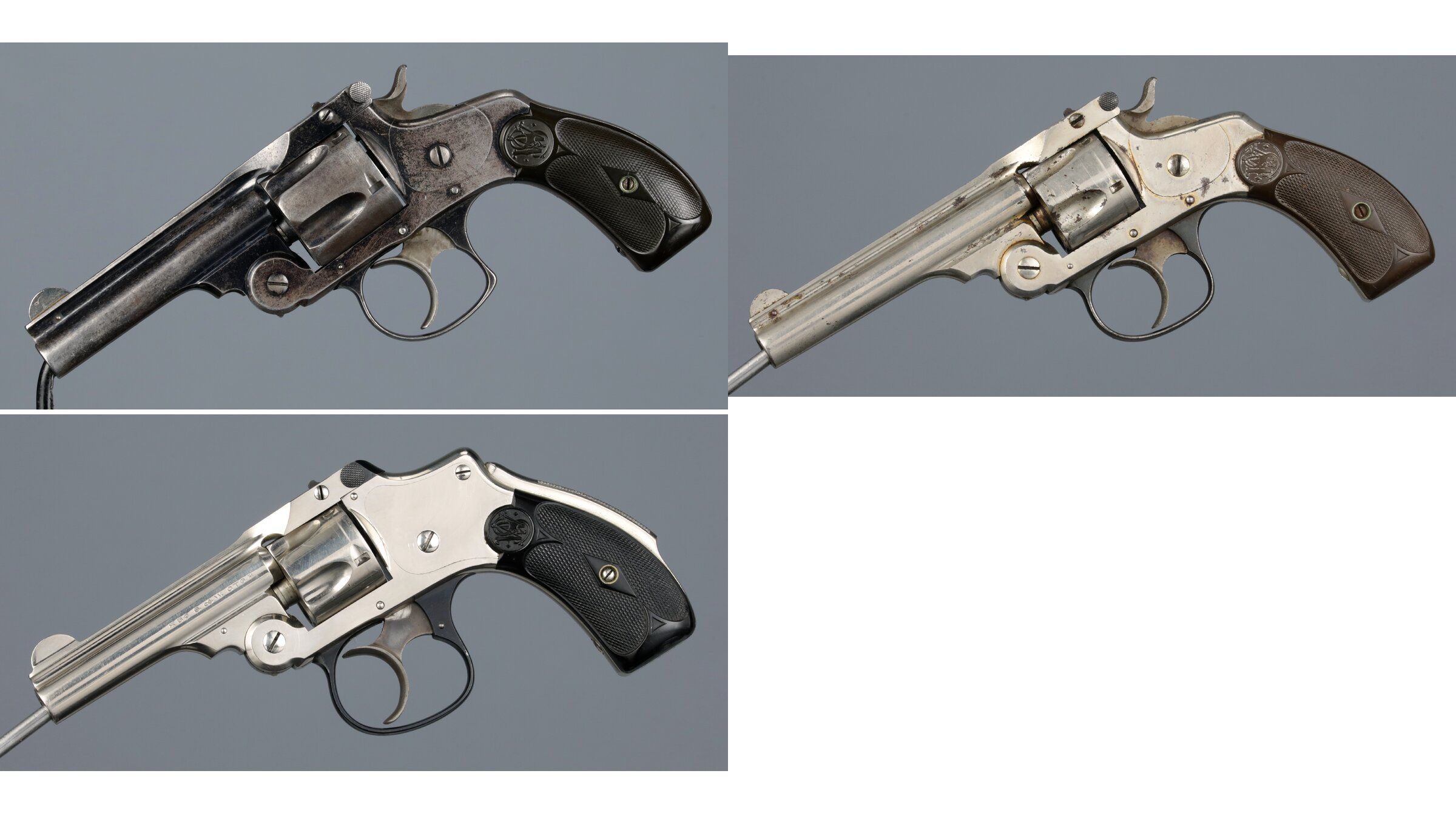 Three Smith & Wesson Double Action Revolvers | Rock Island Auction