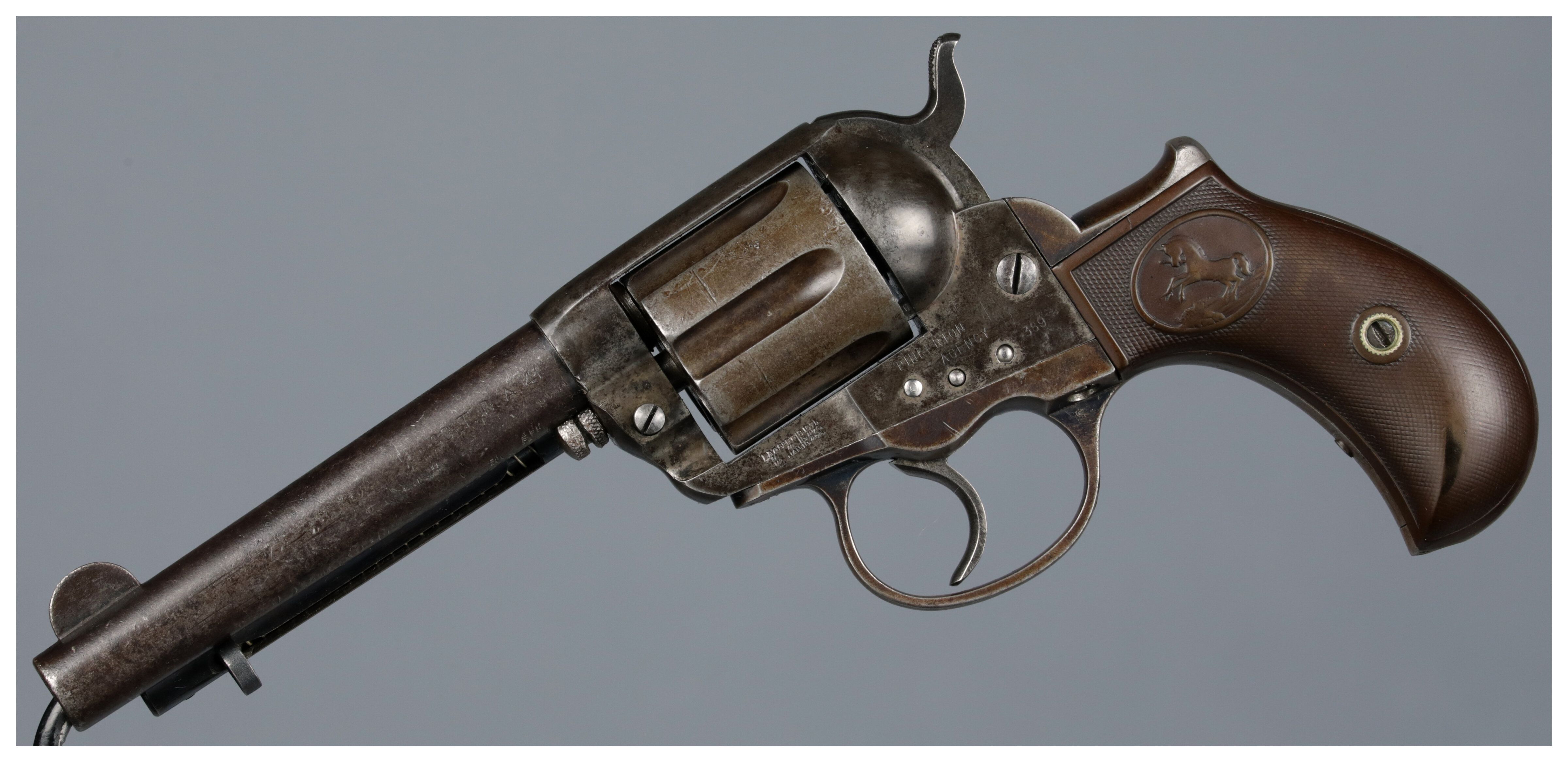 Pinkerton Agency Marked Colt Model 1877 Thunderer Revolver | Rock ...
