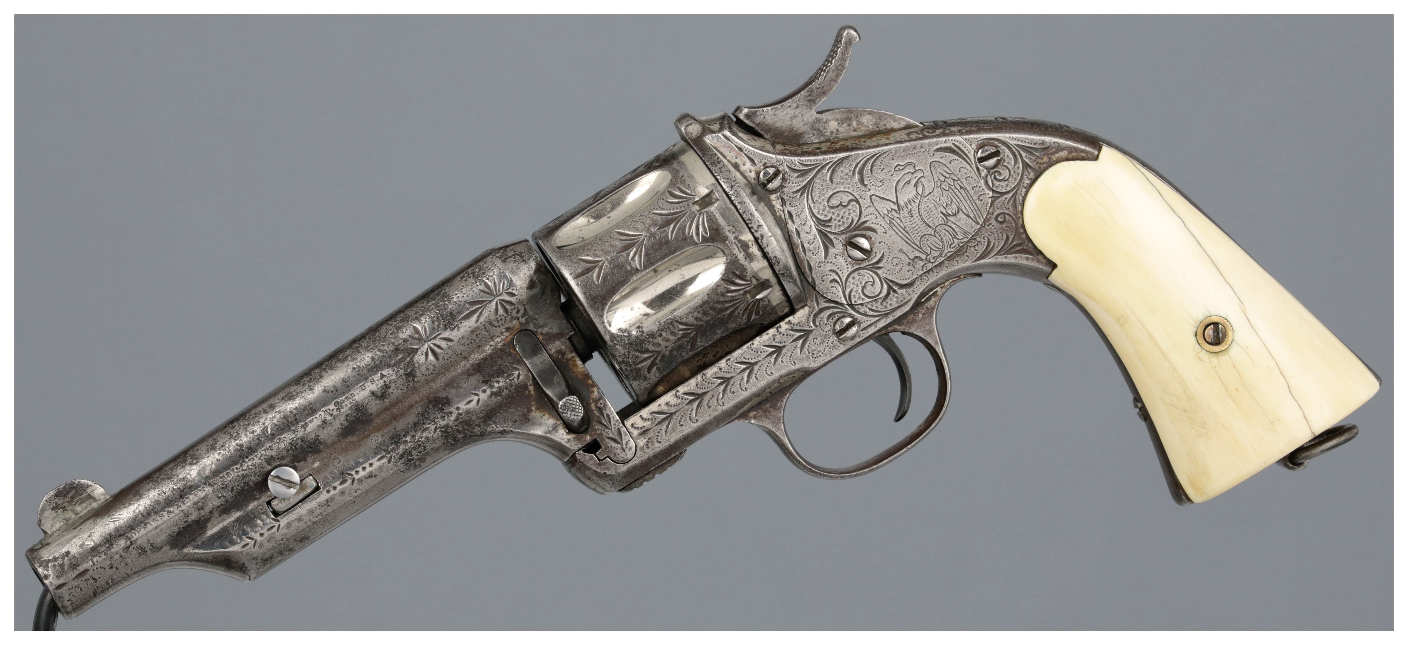 Engraved Merwin, Hulbert & Co Large Frame Single Action Revolver | Rock ...