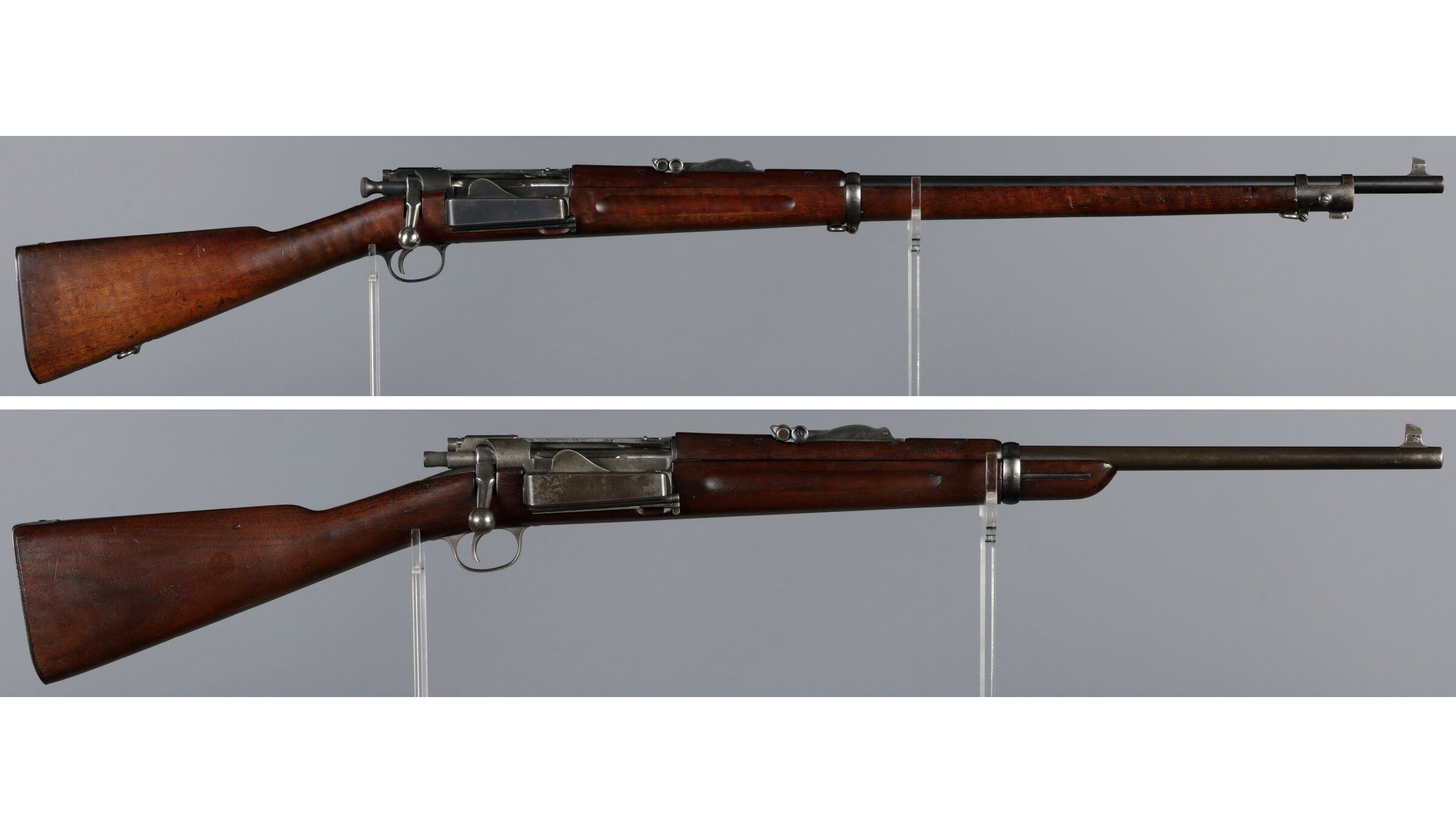 Two U.S. Springfield Krag-Jorgensen Bolt Action Military Rifles | Rock ...