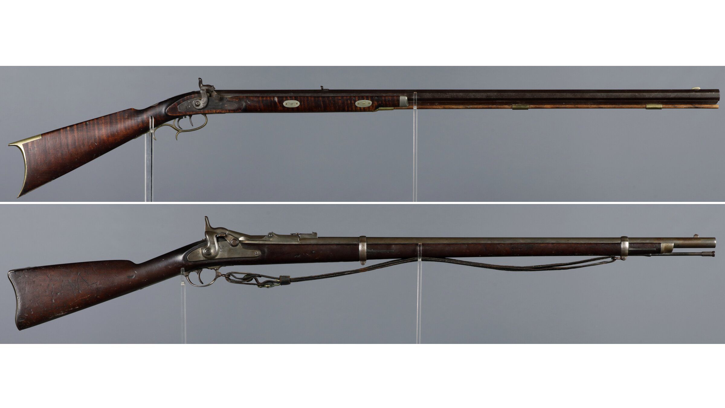 Two Antique American Rifles | Rock Island Auction