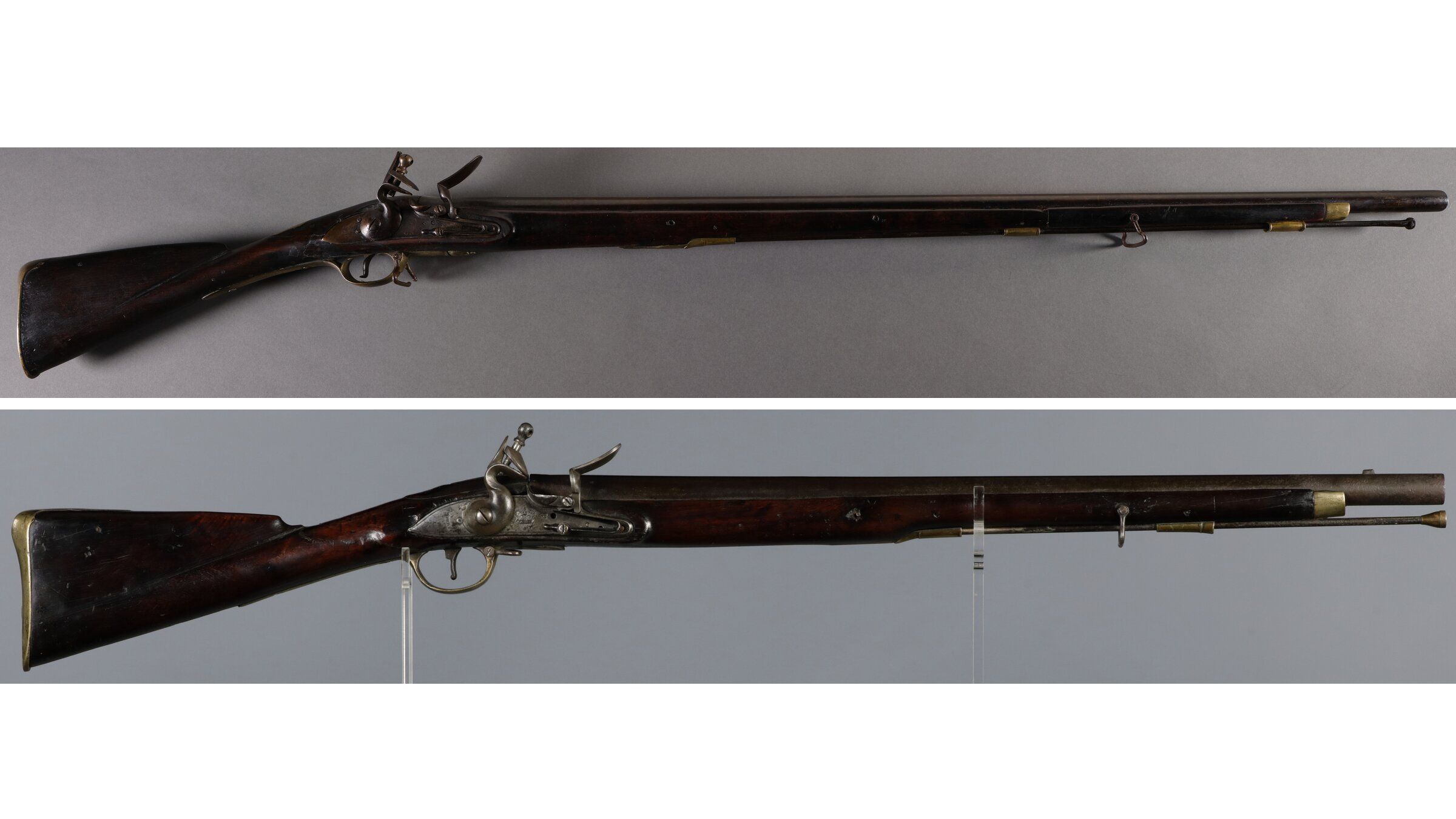 Two British Brown Bess Flintlock Muskets | Rock Island Auction