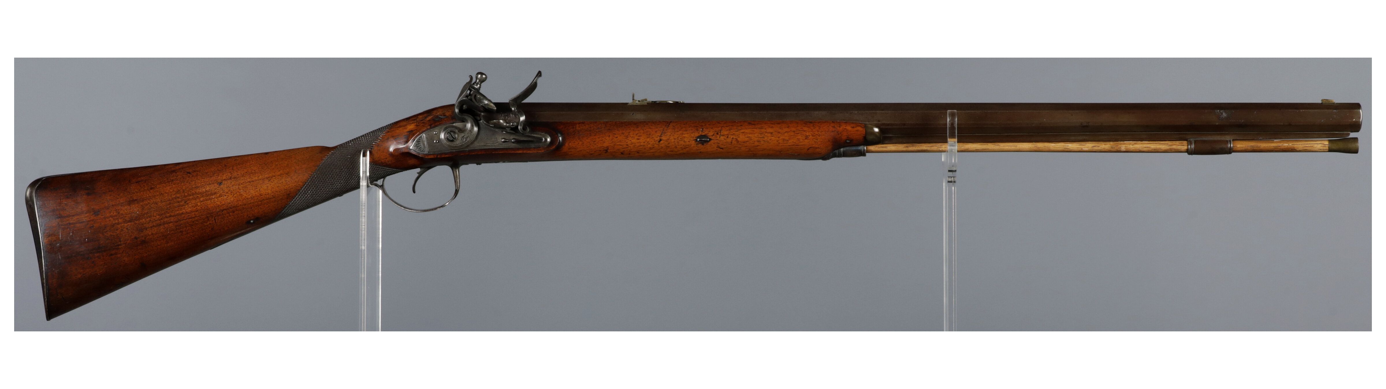 British Half-Stock Flintlock Rifle | Rock Island Auction