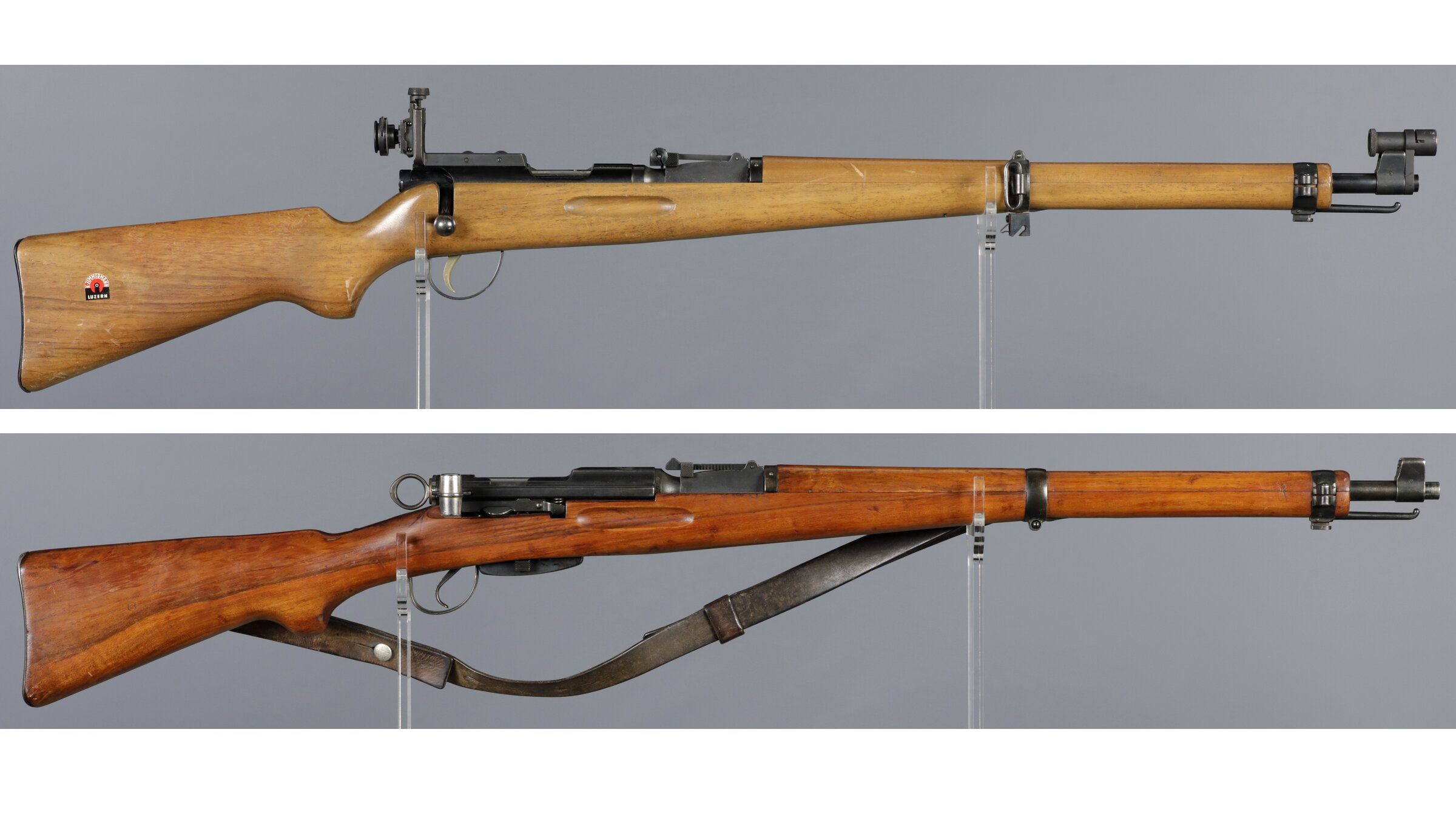 Two Swiss Bolt Action Rifles | Rock Island Auction
