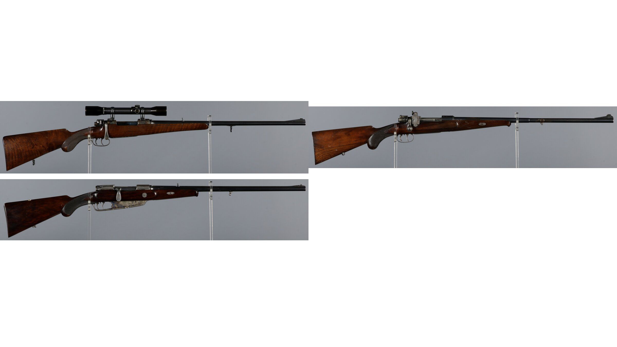 Three German Bolt Action Sporting Rifles | Rock Island Auction