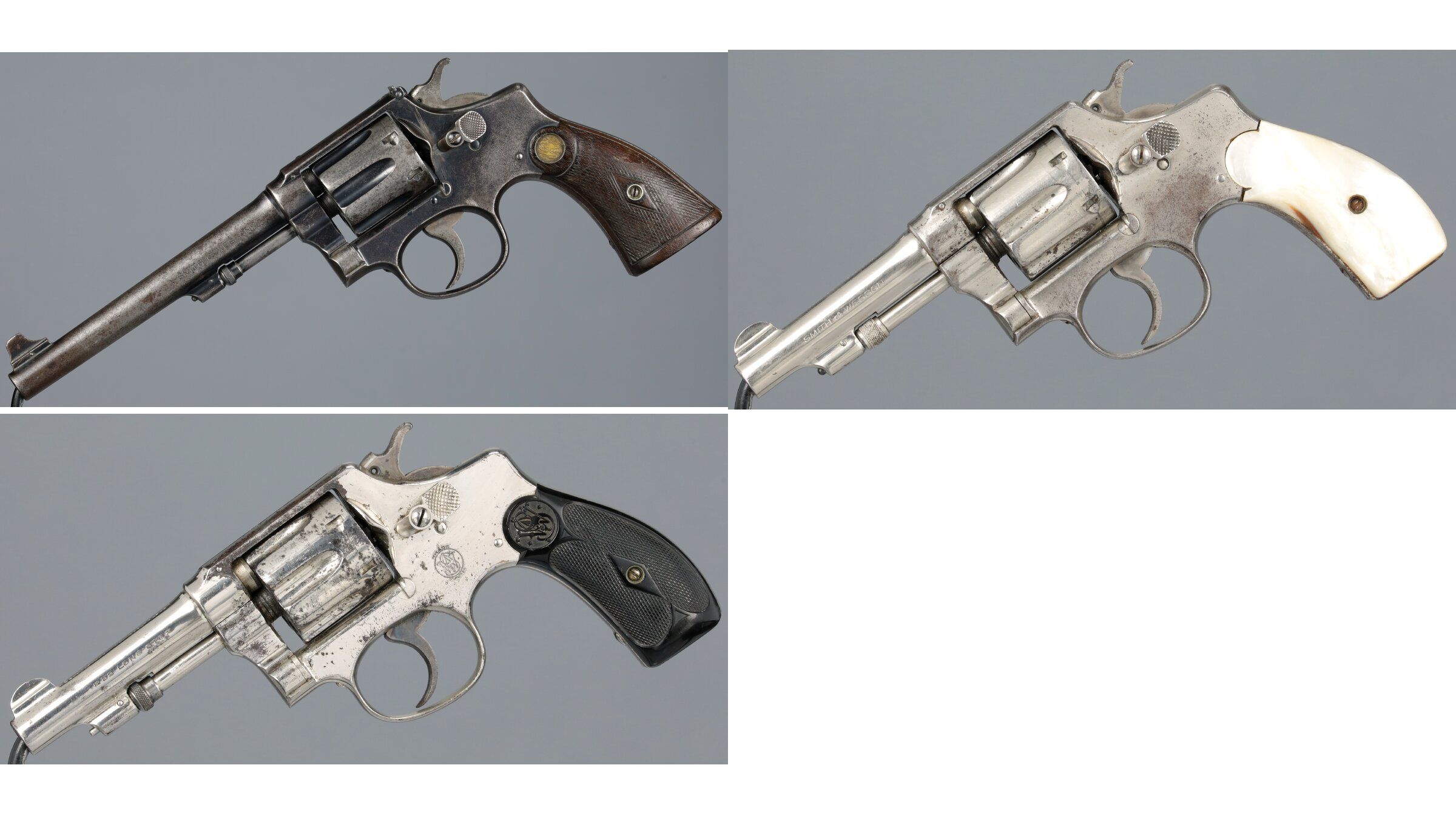 Three Smith & Wesson Double Action Revolvers | Rock Island Auction