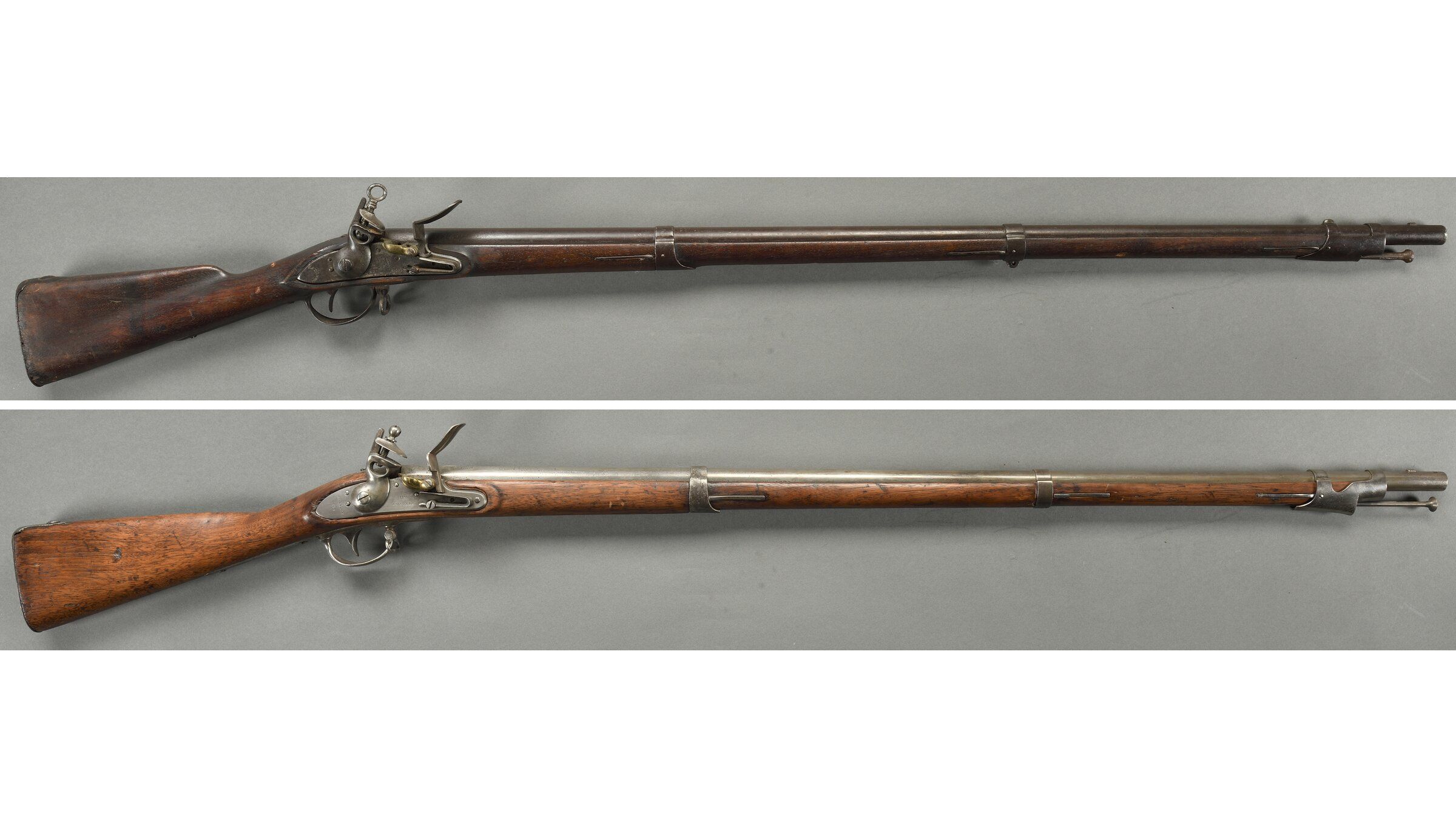 Two American Flintlock Muskets | Rock Island Auction