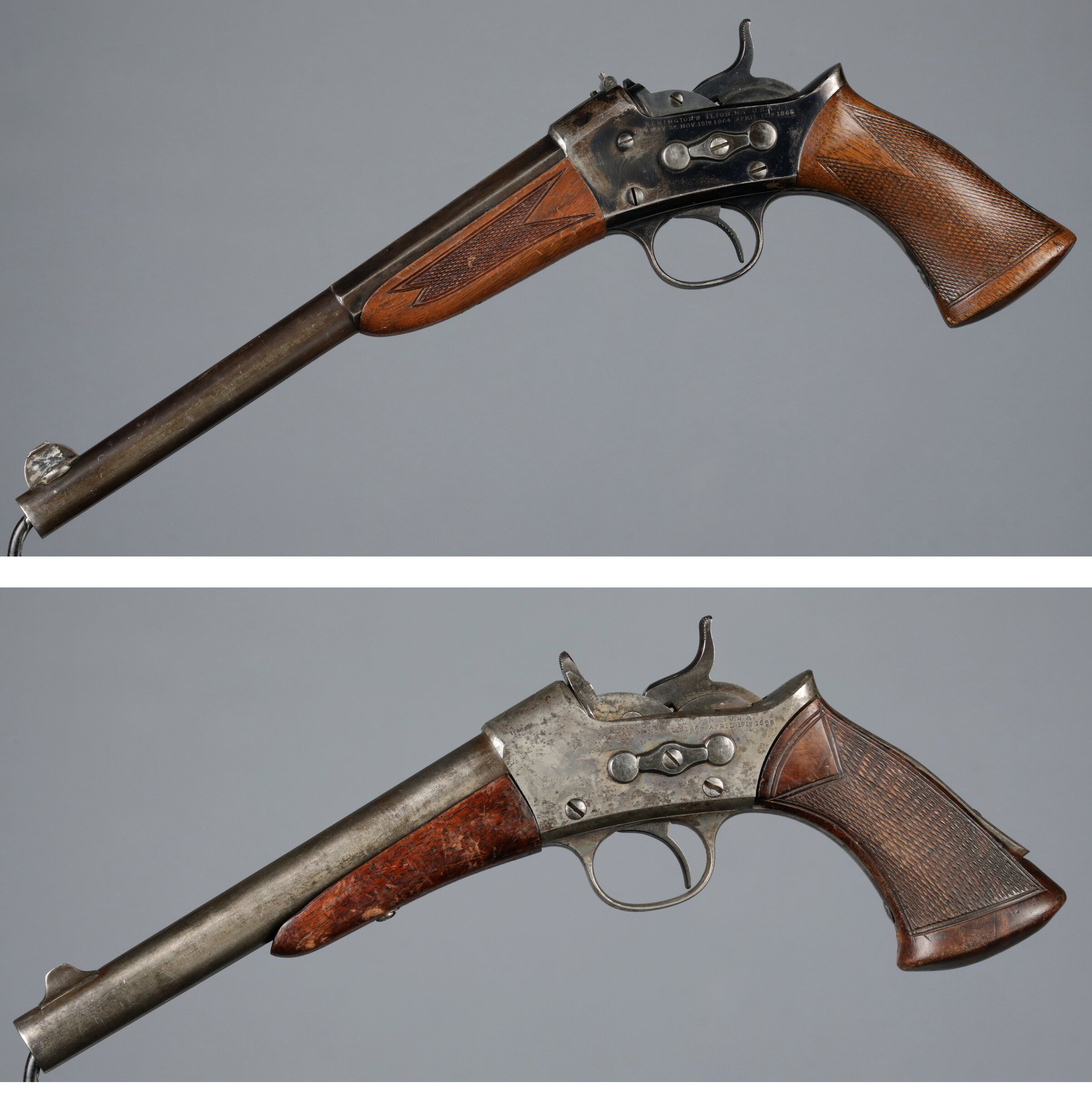 Two Remington Rolling Block Pistols | Rock Island Auction