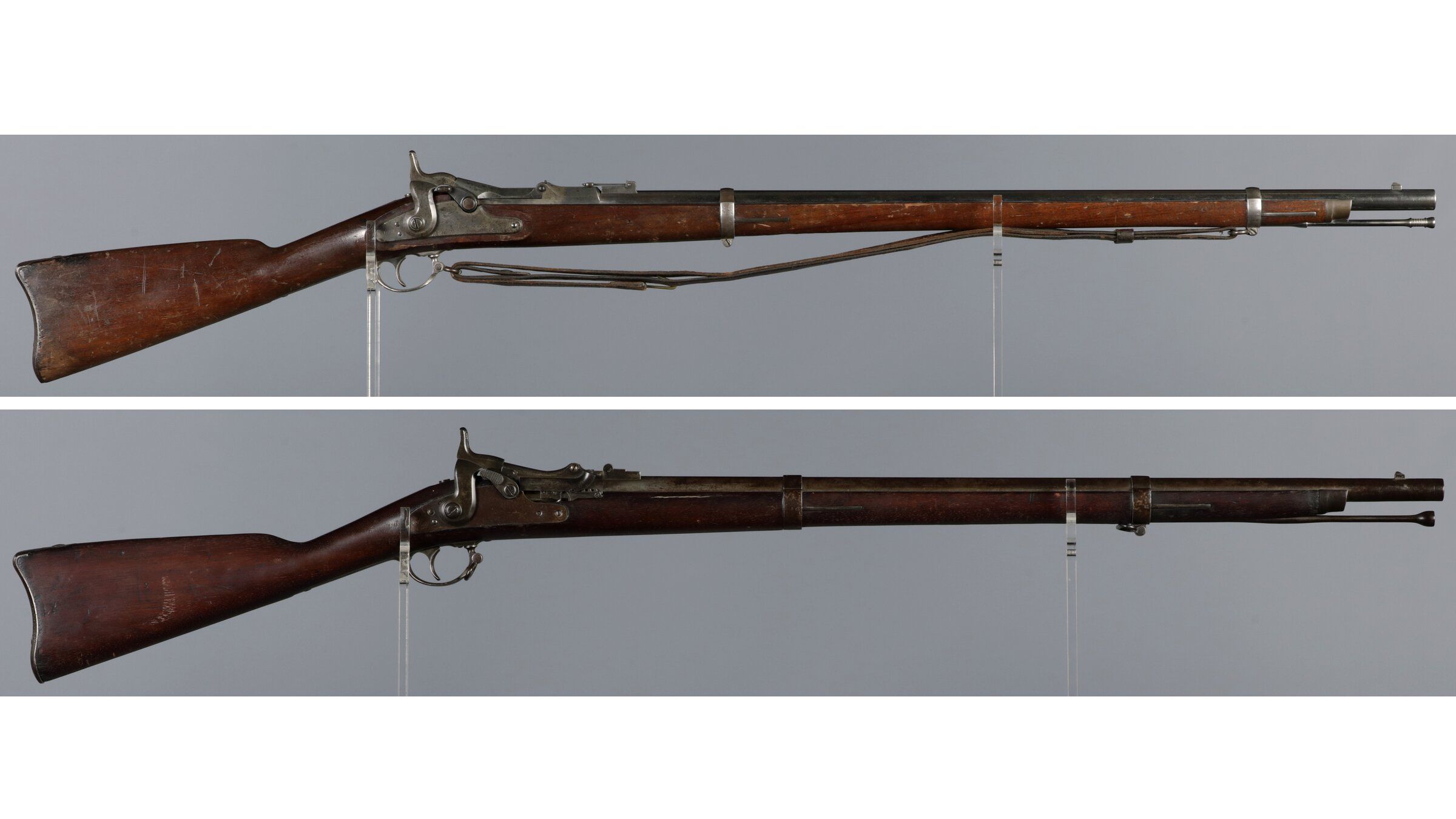 Two U.S. Springfield Trapdoor Conversion Rifles | Rock Island Auction