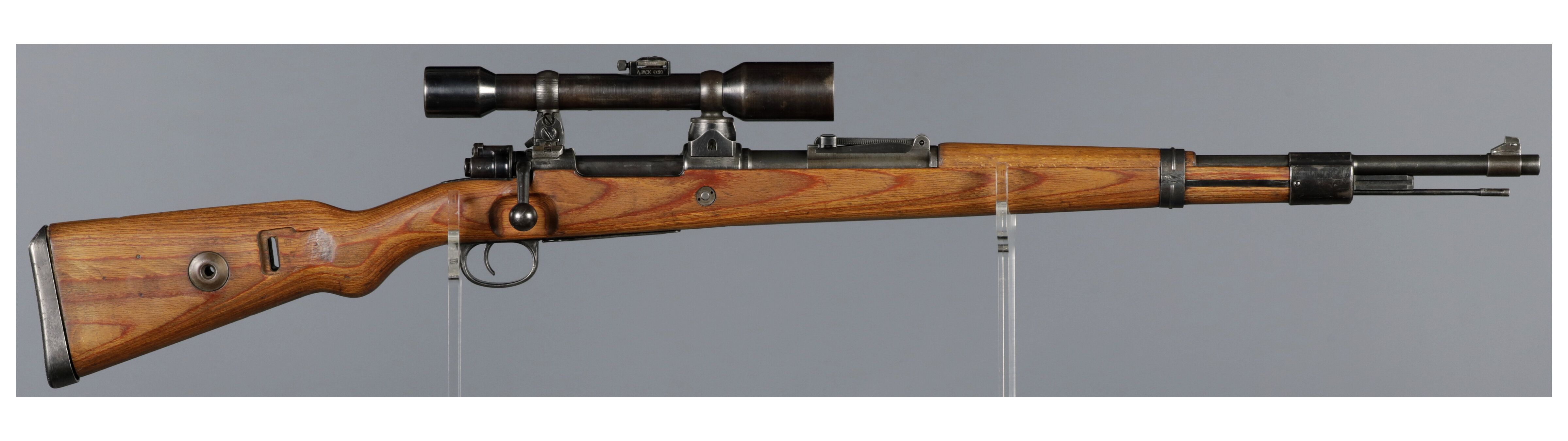 WWII German Mauser K98k High Turret Sniper Rifle with Scope | Rock ...