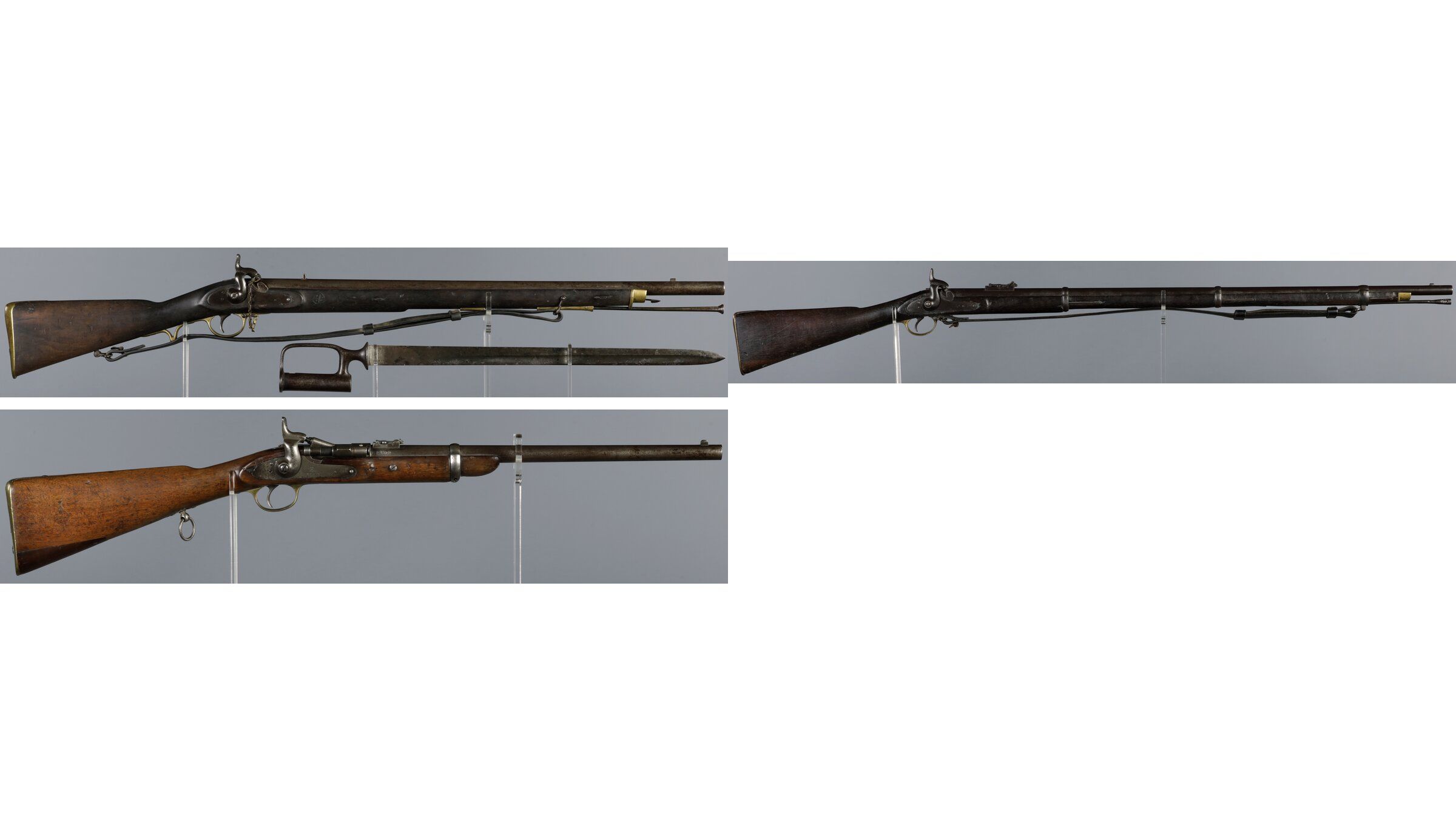 Three Antique Military Long Guns | Rock Island Auction
