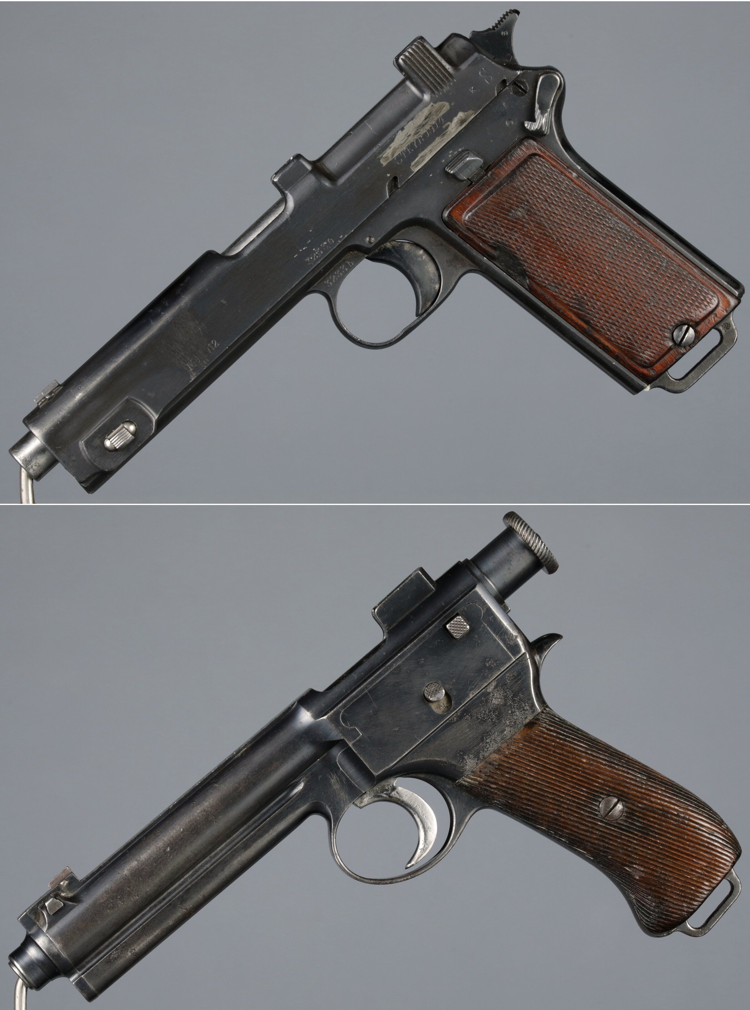 Two Austro-Hungarian Military Steyr Semi-Automatic Pistols | Rock ...