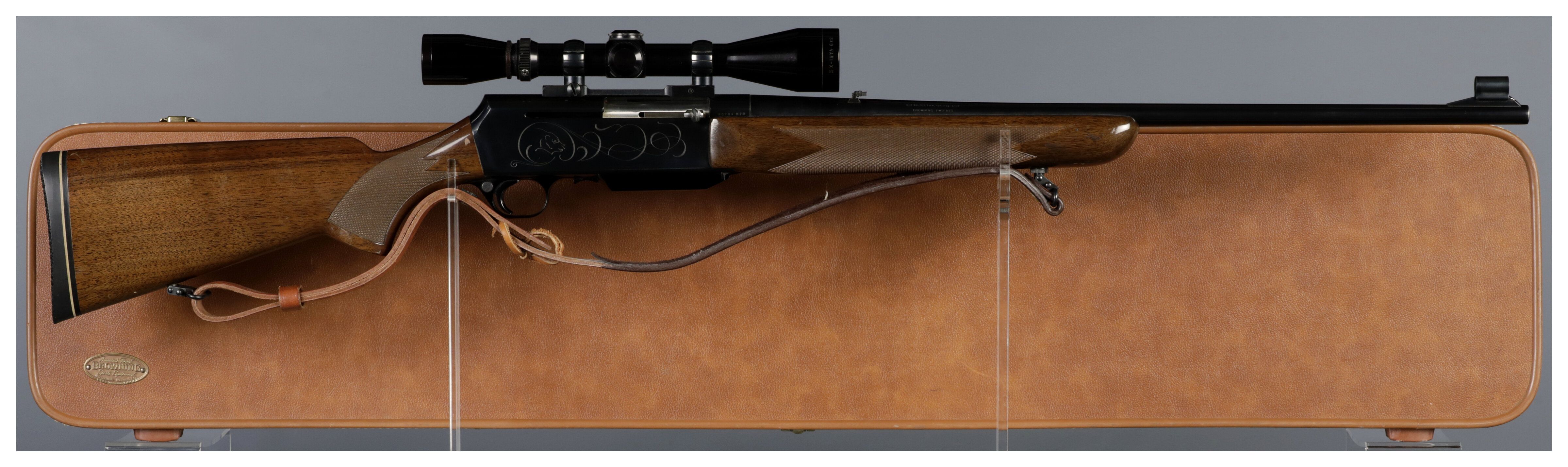 Belgian Browning BAR Grade II Semi-Automatic Rifle with Scope | Rock ...