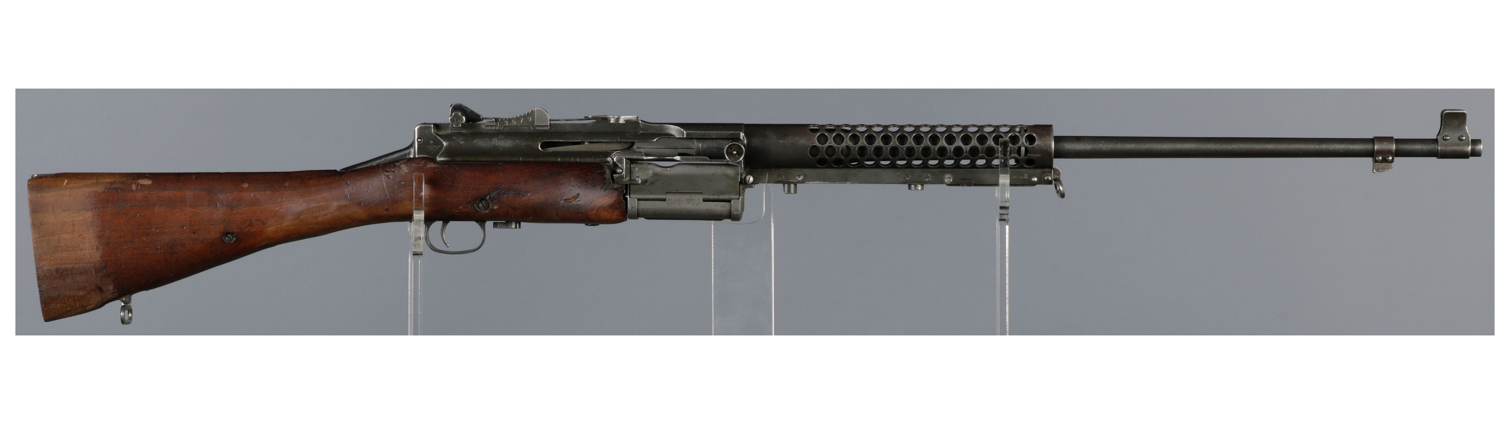 Johnson Model 1941 Semi-Automatic Rifle Modified for LMG Mag. | Rock ...