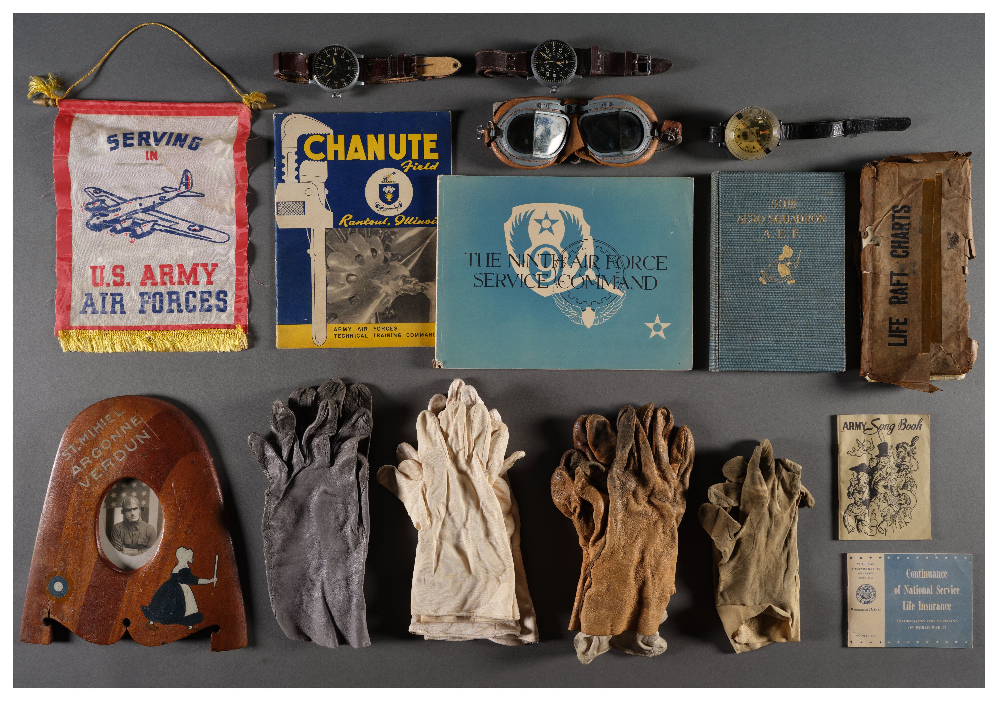 Grouping of Military Aviation Themed Items | Rock Island Auction