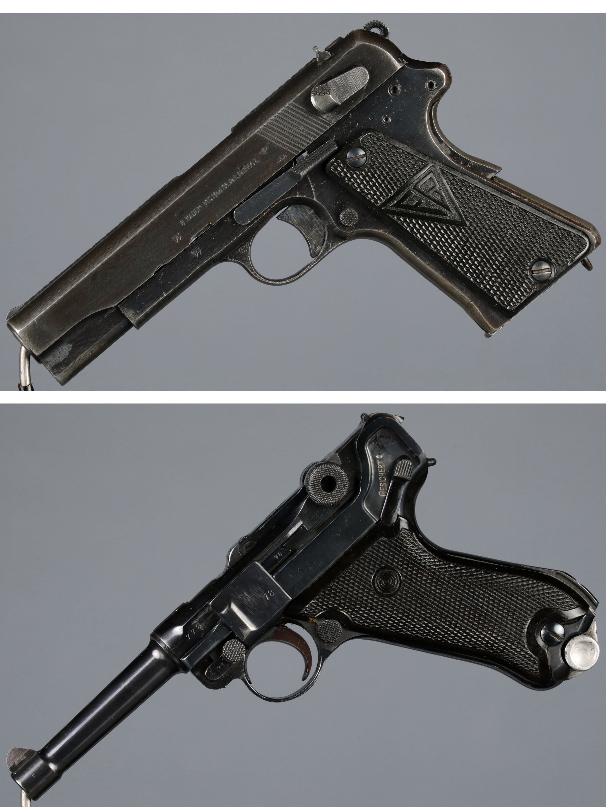 Two European Military Pattern Semi-Automatic Pistols | Rock Island Auction