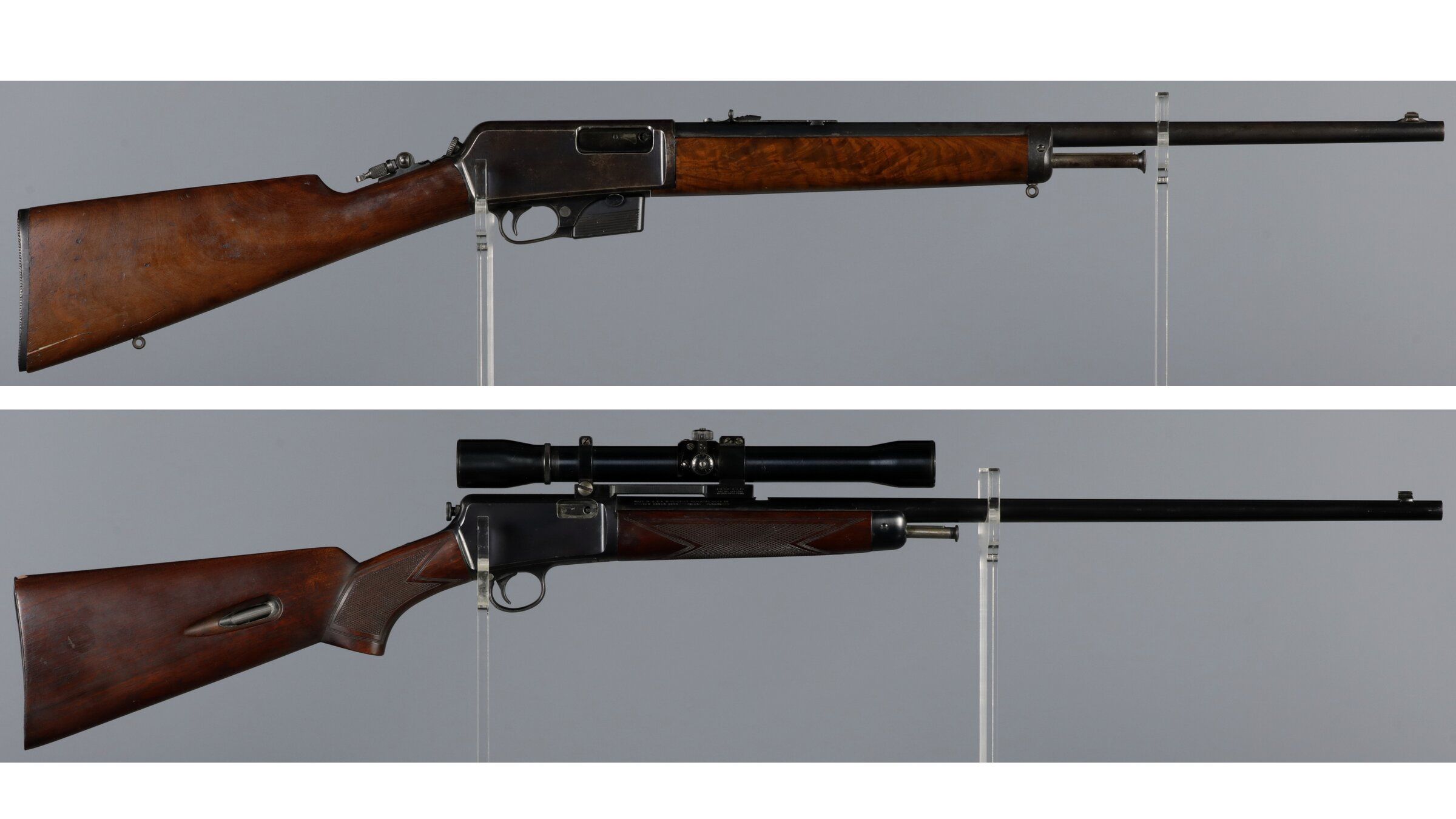 Two Winchester Self-Loading Rifles | Rock Island Auction