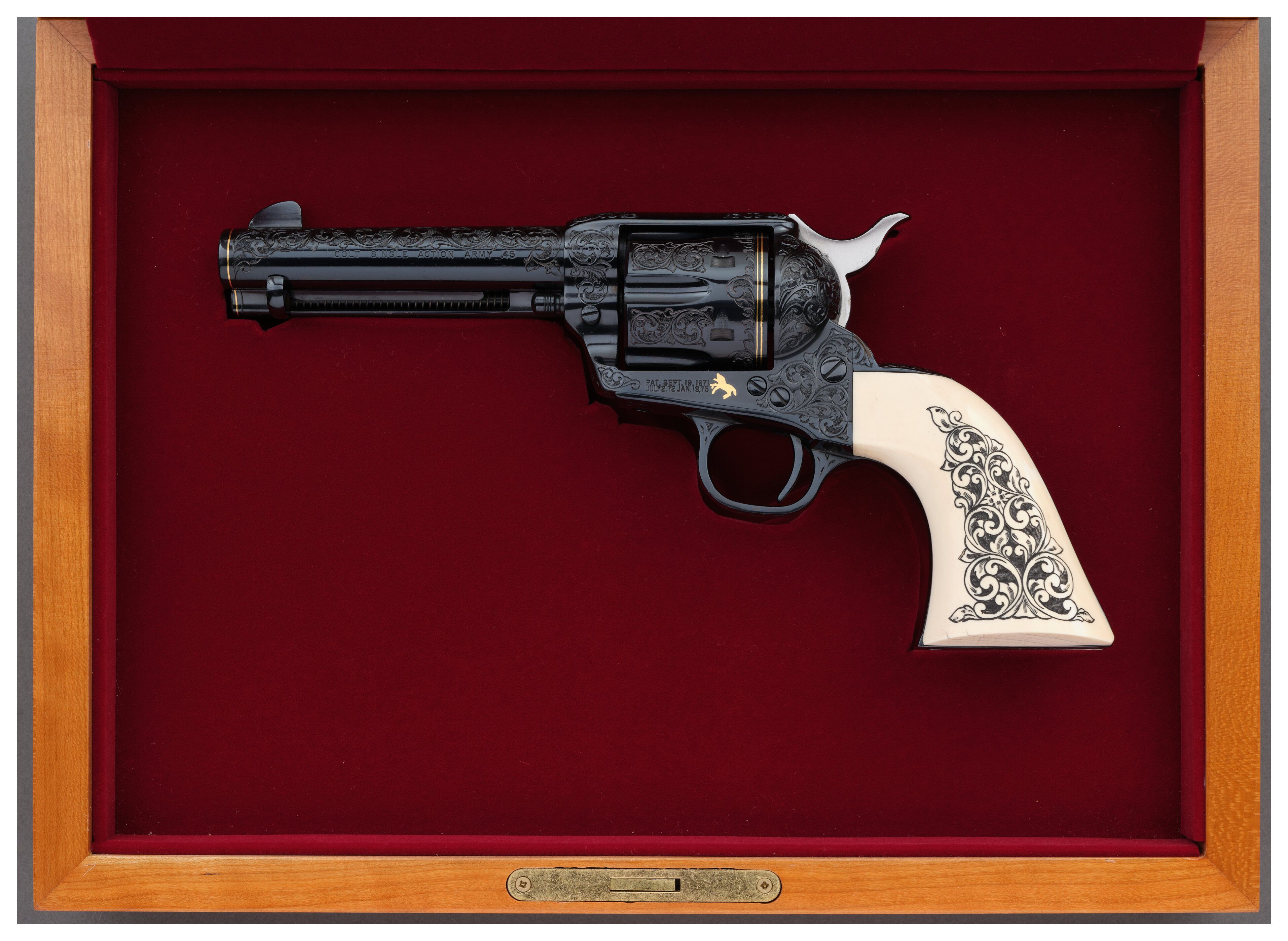 Embellished Colt Third Generation Single Action Army Revolver | Rock ...