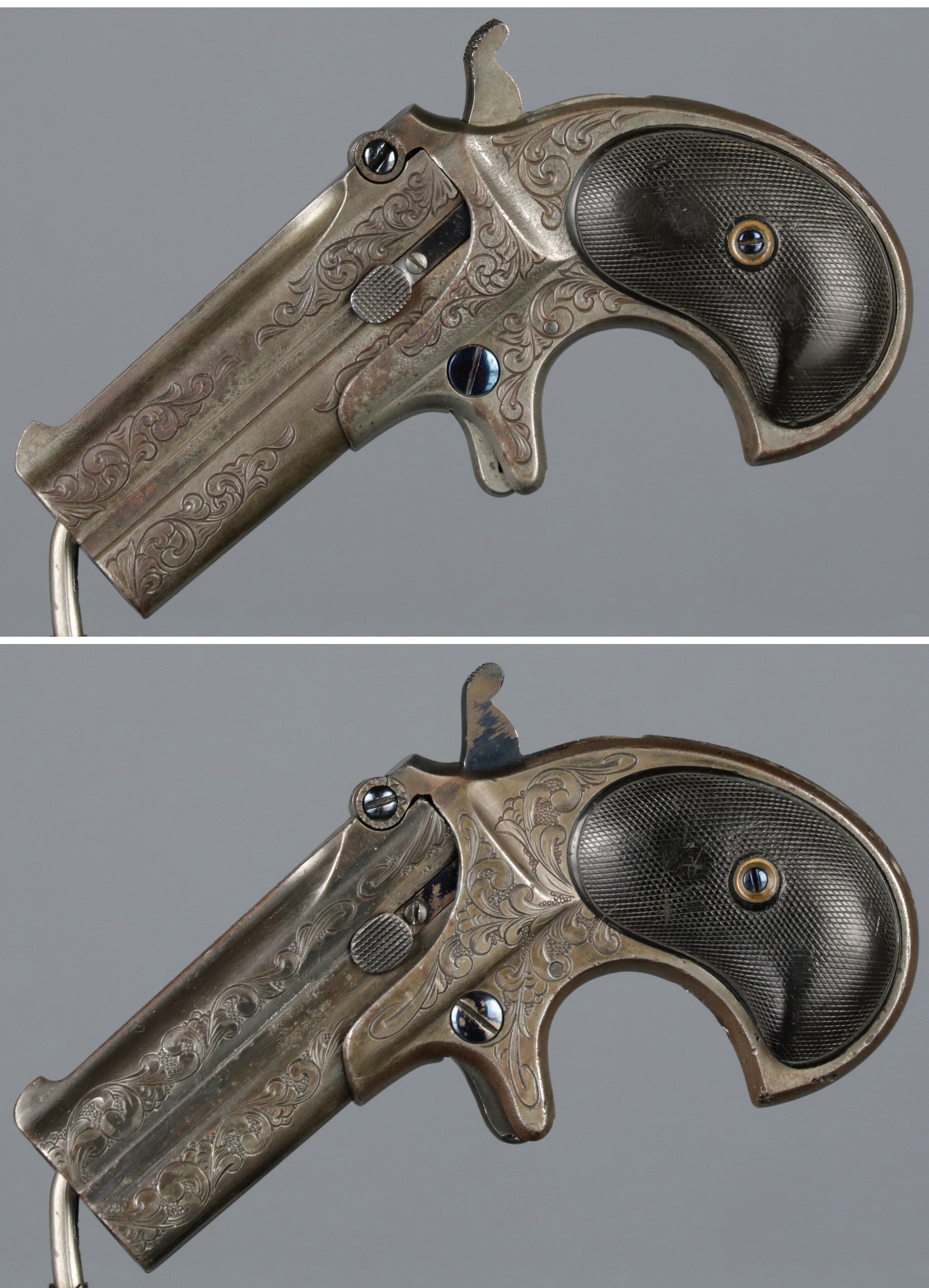 Two Ellis Engraved Remington Over/Under Derringers | Rock Island Auction