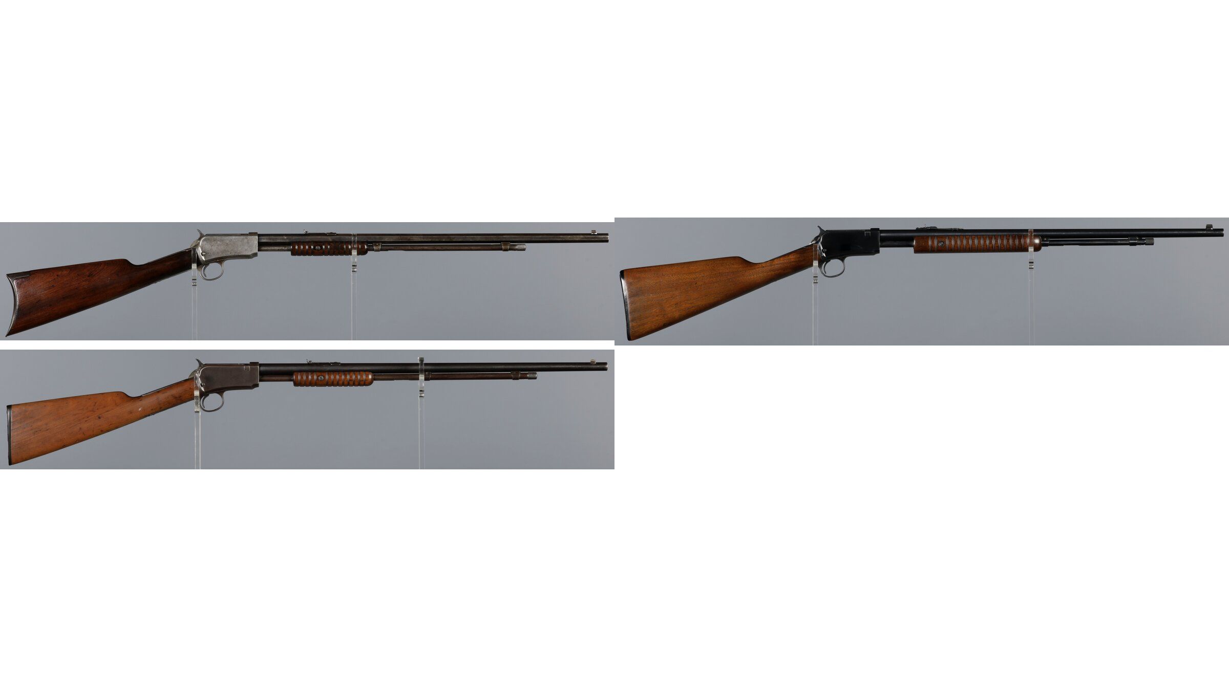 Three Winchester Rimfire Slide Action Rifles | Rock Island Auction