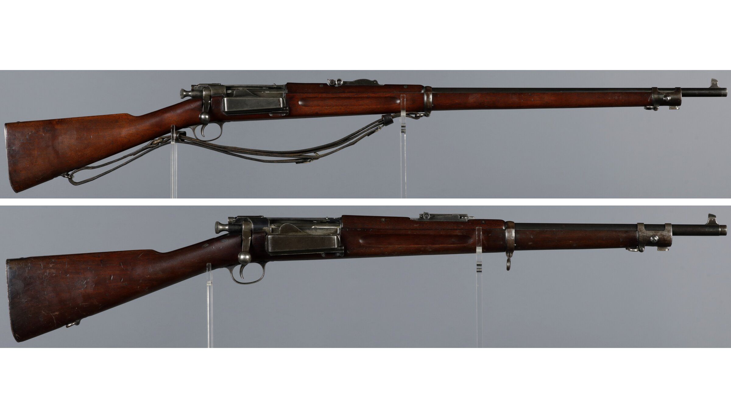 Two U.S. Springfield Krag-Jorgensen Military Long Arms | Rock Island ...