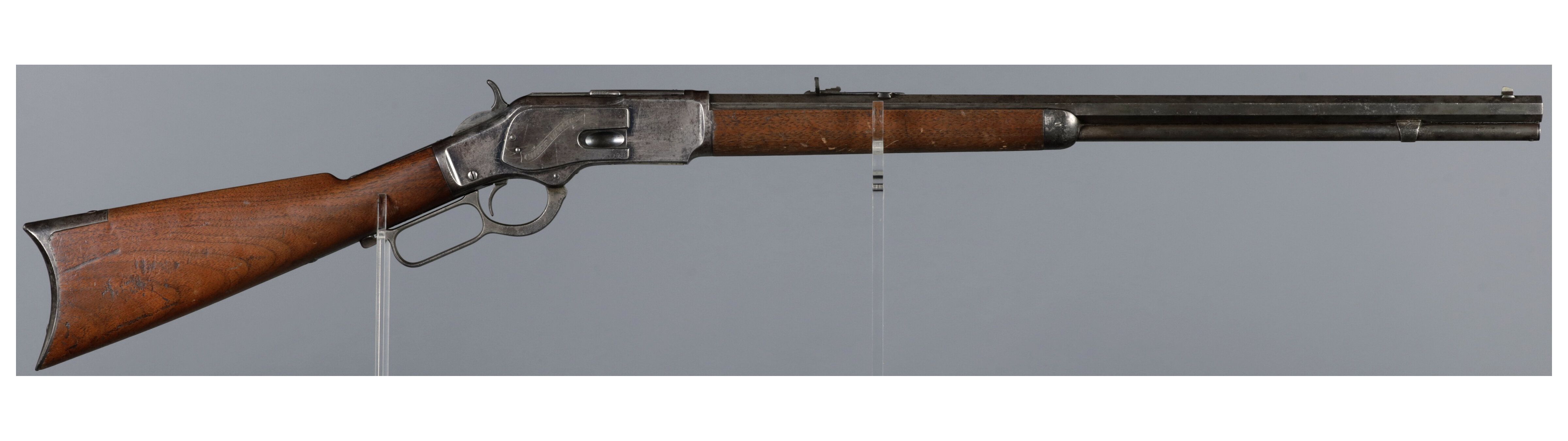 "Chief Natchez" Inscribed Antique Winchester Model 1873 Rifle | Rock ...