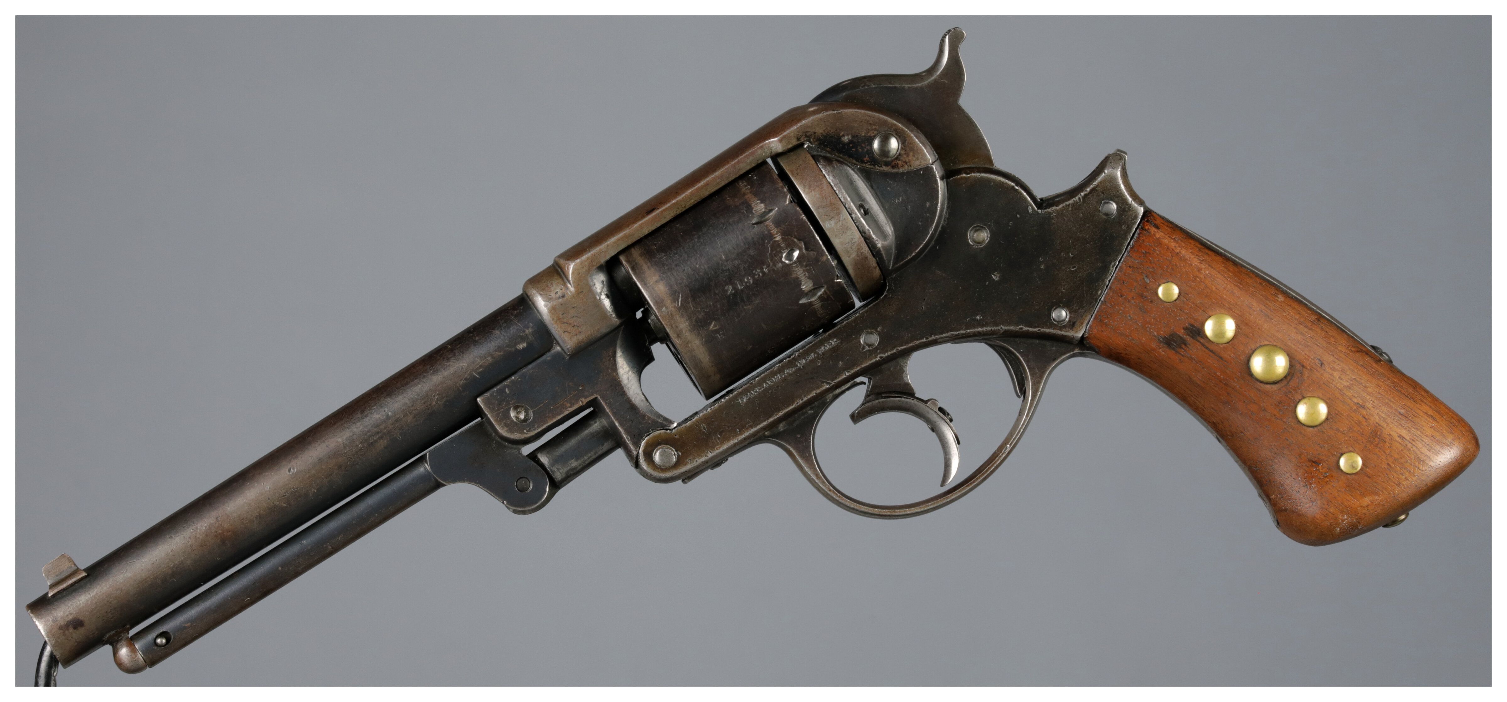 Centerfire Starr 1858 Army Revolver with Tack Decorated Grip | Rock ...