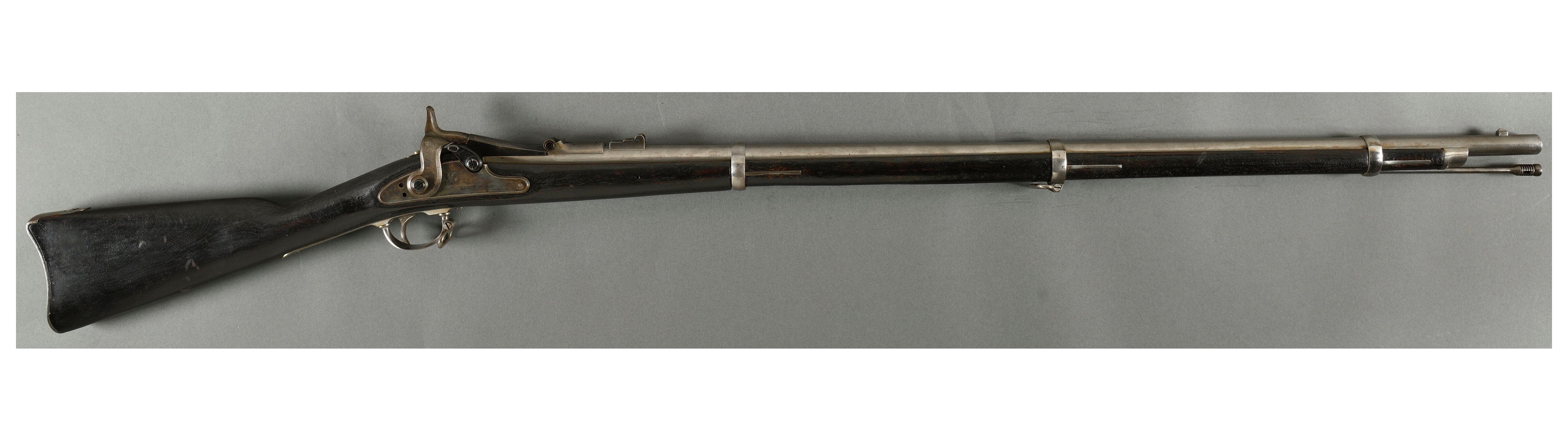 U.S. Springfield Model 1866 Second Allin Conversion Trapdoor Rif | Rock ...