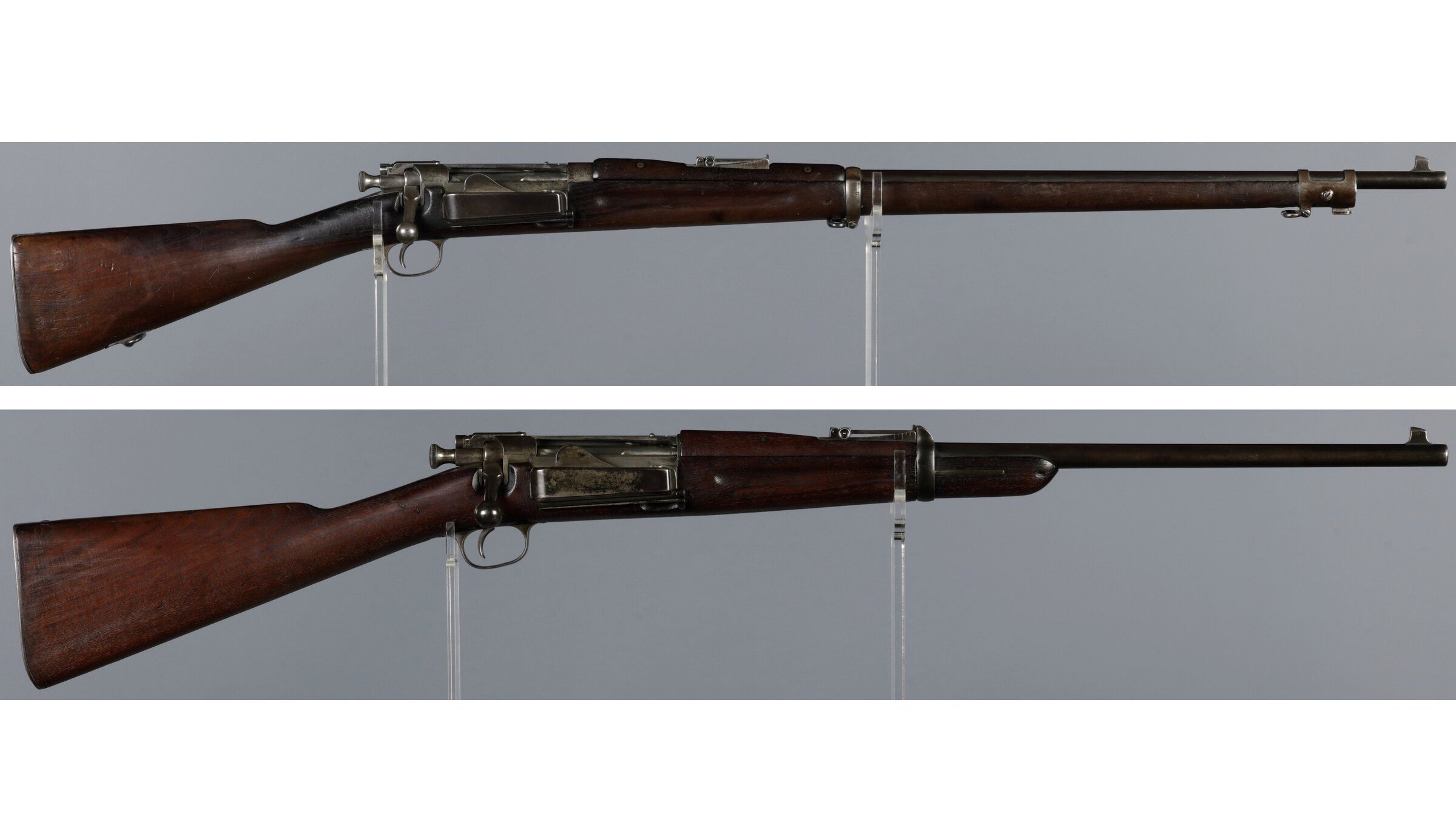 Two Antique U.S. Springfield 1896 Krag-Jorgensen Long Arms | Rock ...