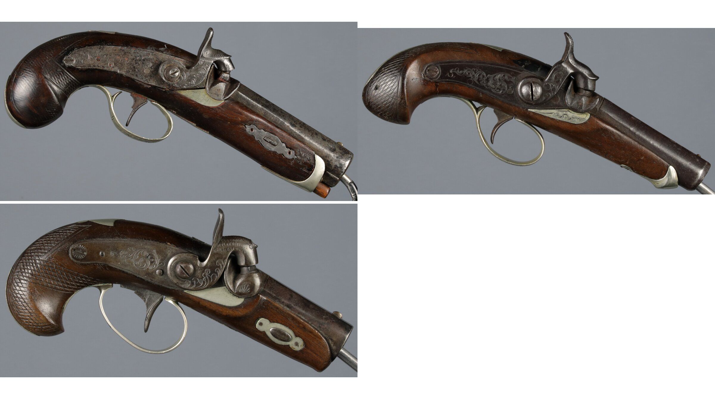 Three Percussion Derringers | Rock Island Auction