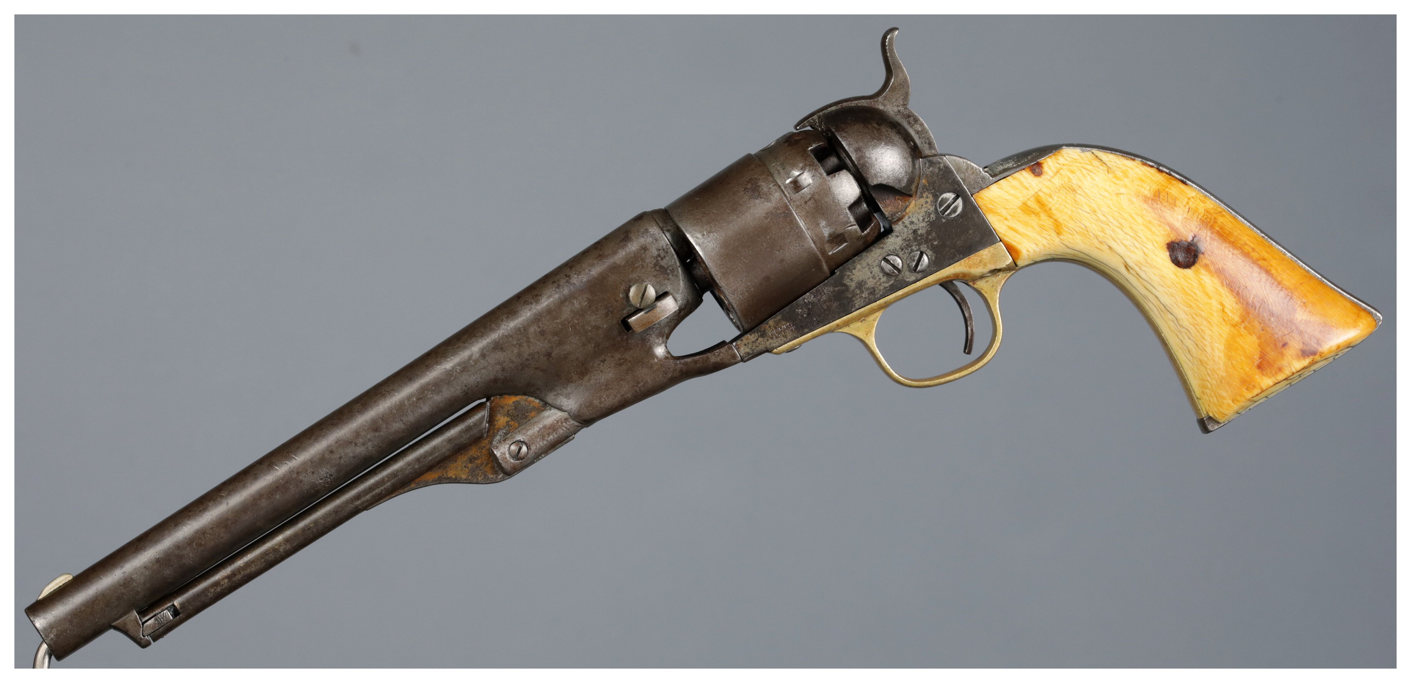Colt Model 1860 Army Percussion Revolver Inscribed "Sam Bass" | Rock ...